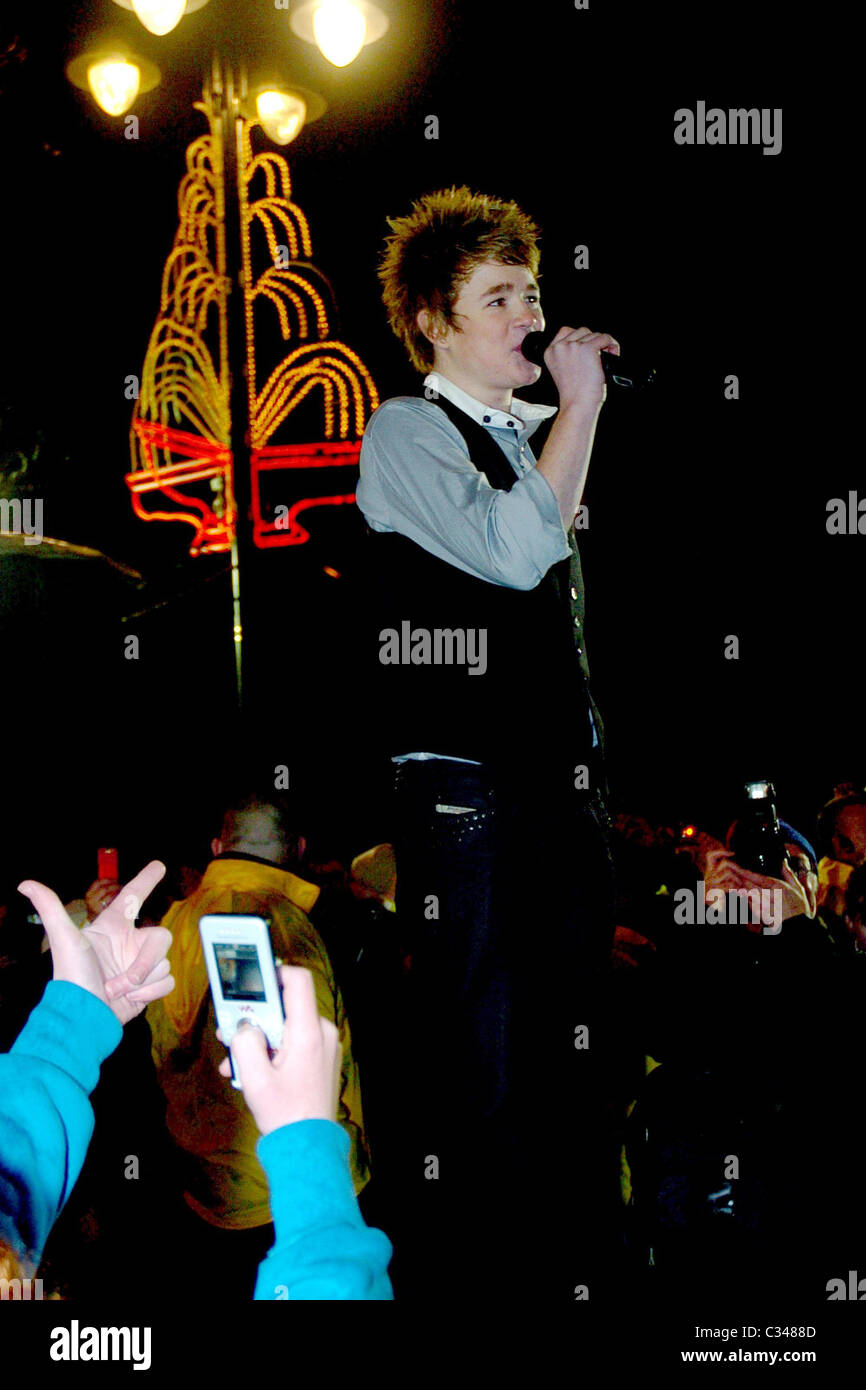 Eoghan Quigg The X Factor contestant performing a homecoming gig at ...