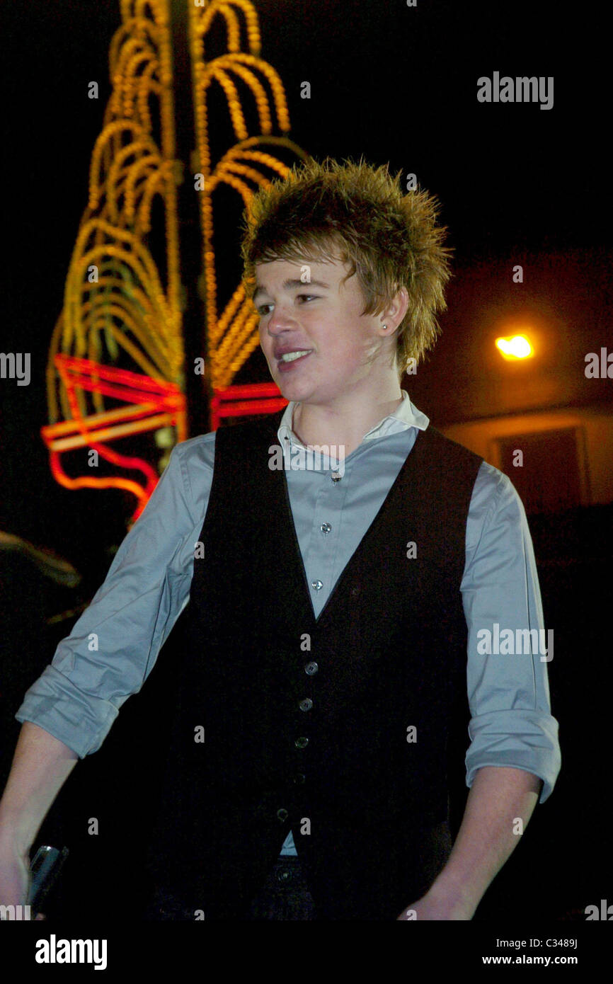 Eoghan Quigg The X Factor contestant performing a homecoming gig at ...