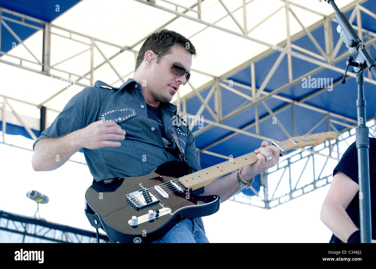 Jimi Westbrook of Little Big Town performs at the 99.9 KISS 24th Annual ...