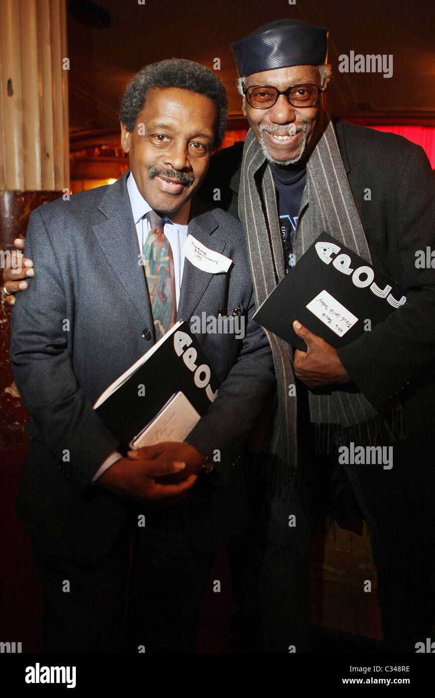 Kwame Brathwaite and Herb Boyd Press conference for the Apollo Theater ...