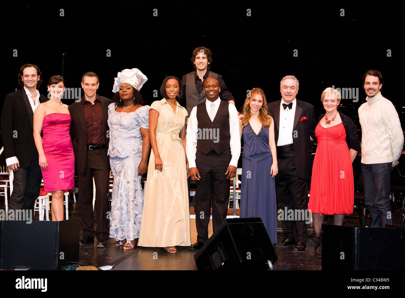 Drew Sarich, Ashley Brown, Adam Pascal, Brown Lindiwe Mkhize, Heather ...