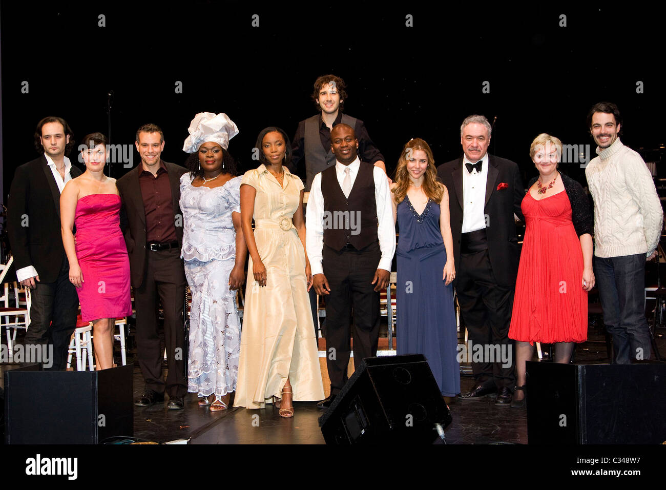 Drew Sarich, Ashley Brown, Adam Pascal, Brown Lindiwe Mkhize, Heather ...