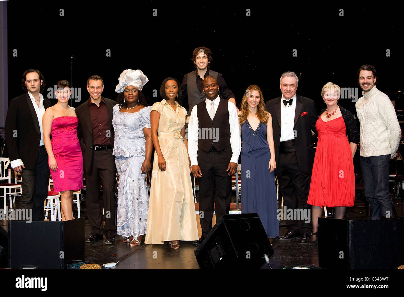 Drew Sarich, Ashley Brown, Adam Pascal, Brown Lindiwe Mkhize, Heather ...