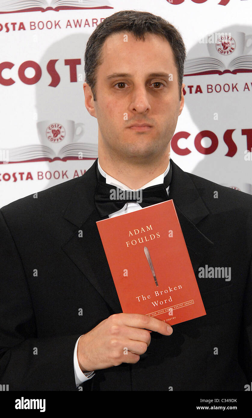 Costa Poetry Award Winner Adam Foulds - 'The Broken Word' 2008 Costa ...