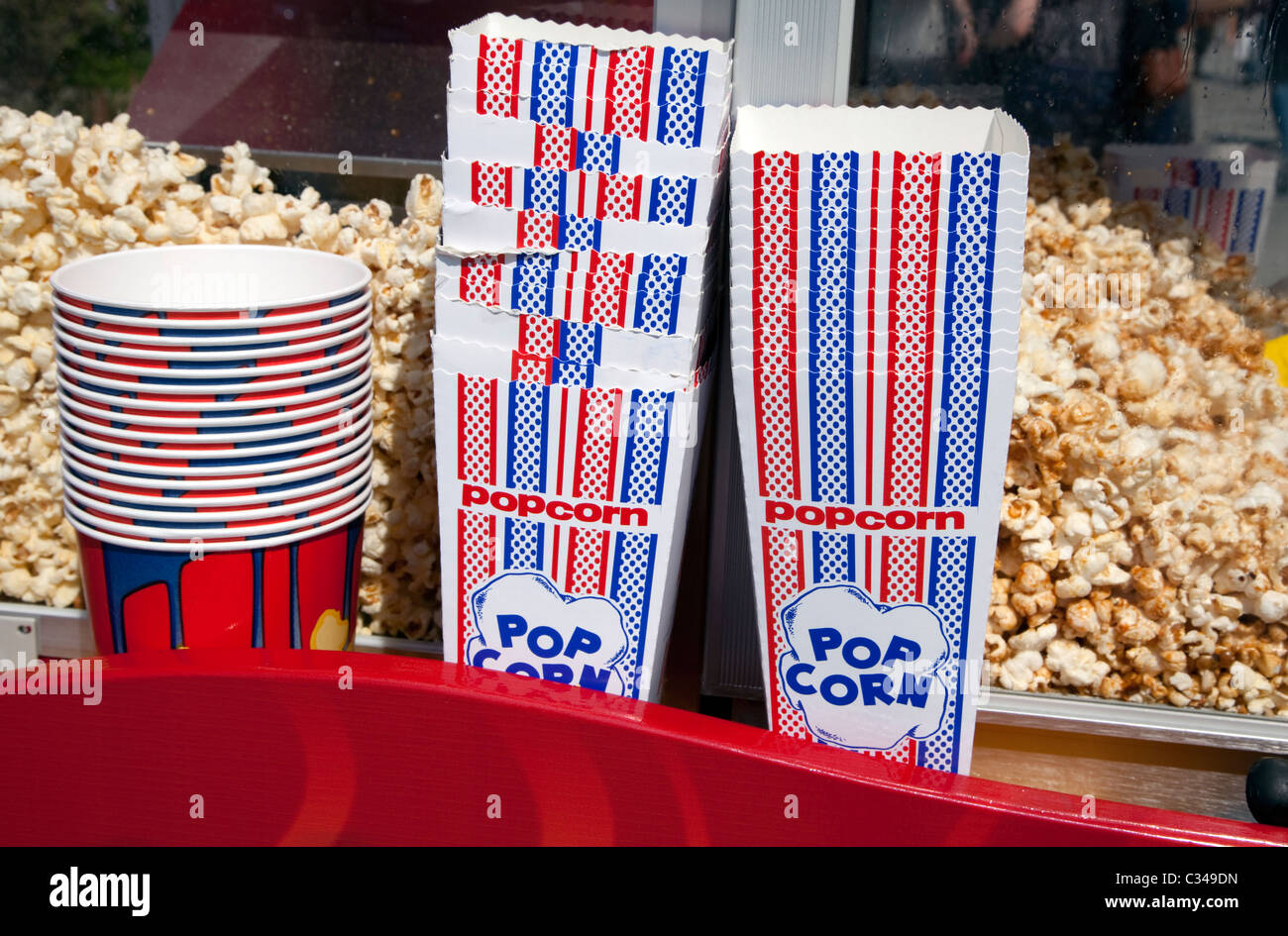 Popcorn on sale in London Stock Photo - Alamy