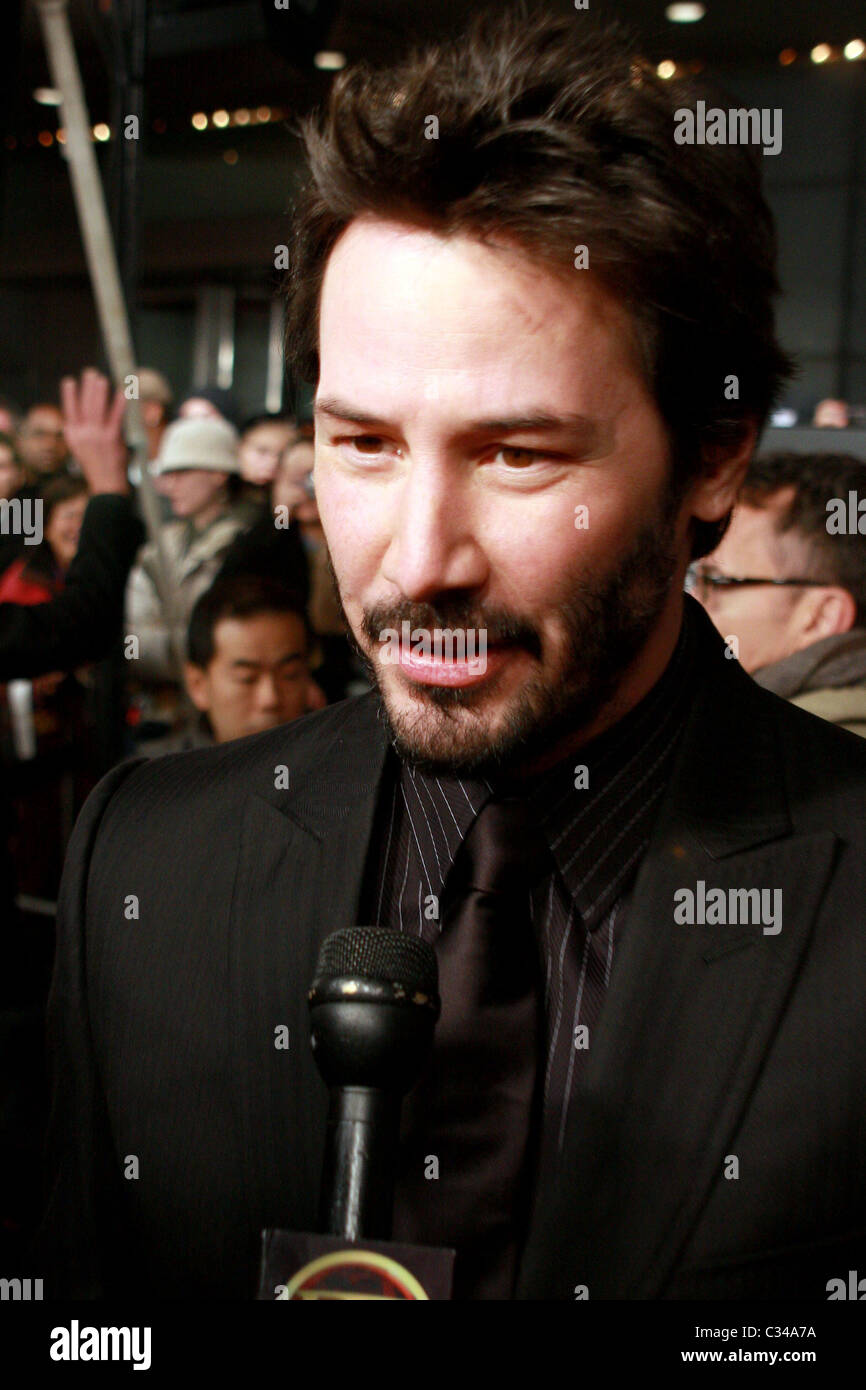 Keanu Reeves New York Premiere of 'The Day the Earth Stood Still' at ...