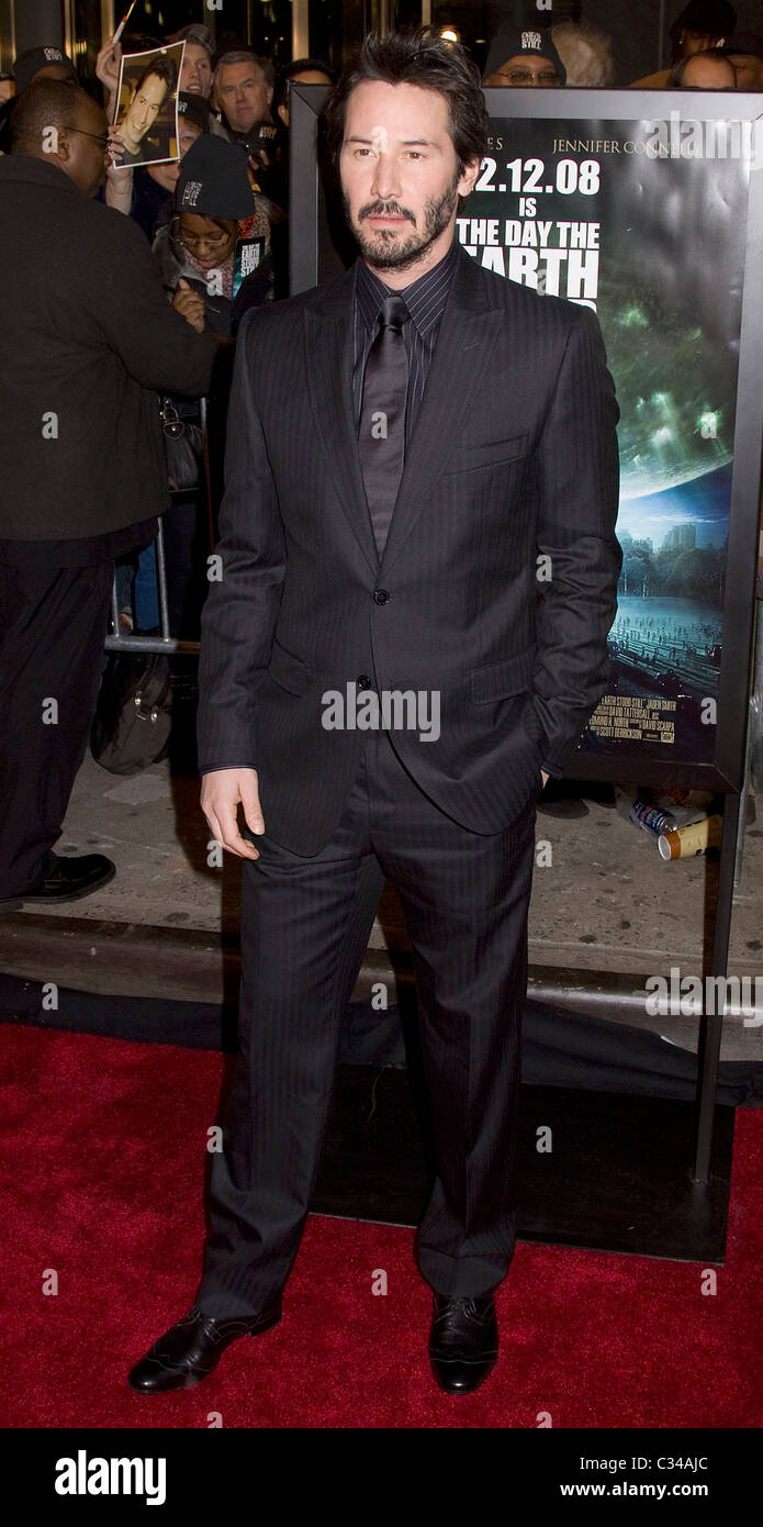 Keanu Reeves New York Premiere of 'The Day the Earth Stood Still' at ...