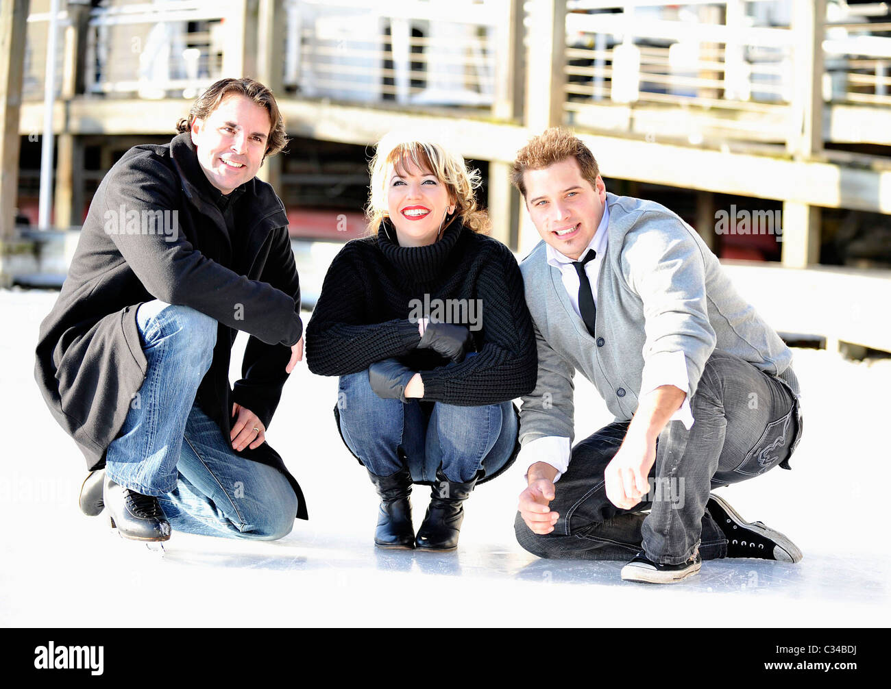 Pete Dack, Suzie McNeil, and Greg Neufeld Press conference for Civeda ...