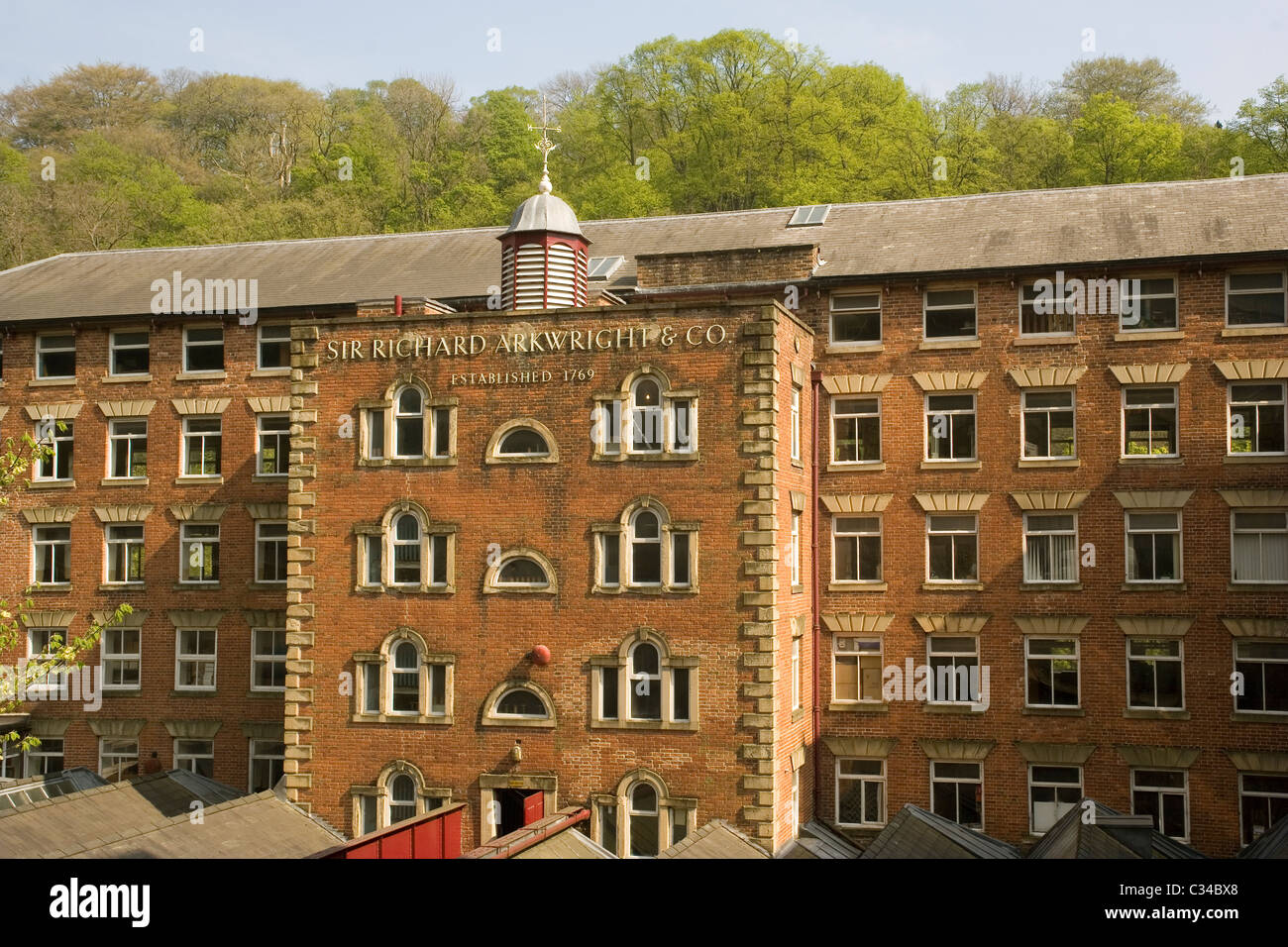 England Derbyshire Cromford Arkwright's Mill Stock Photo - Alamy