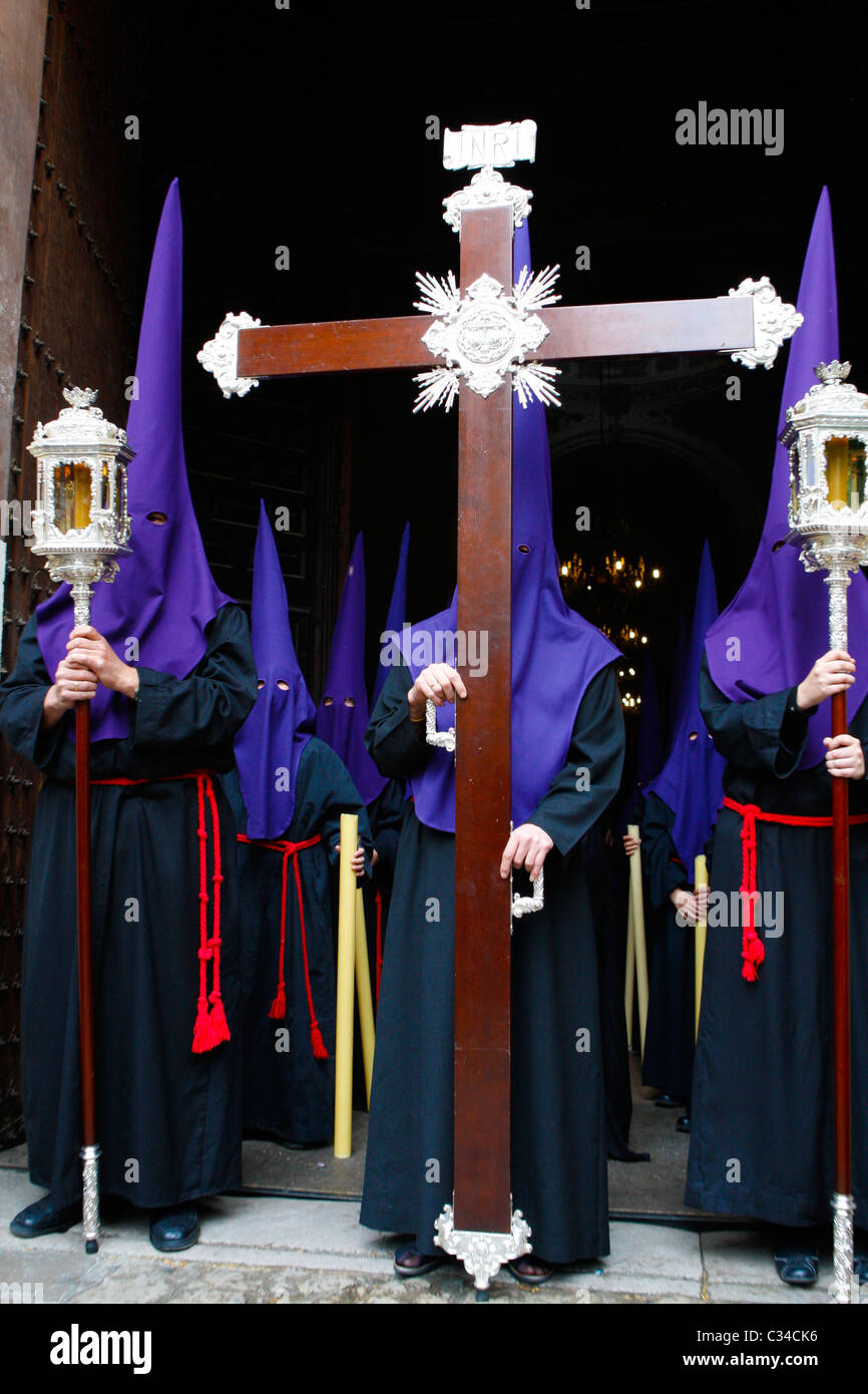 Semana Santa (Holy Week) in Granada Spain Stock Photo - Alamy