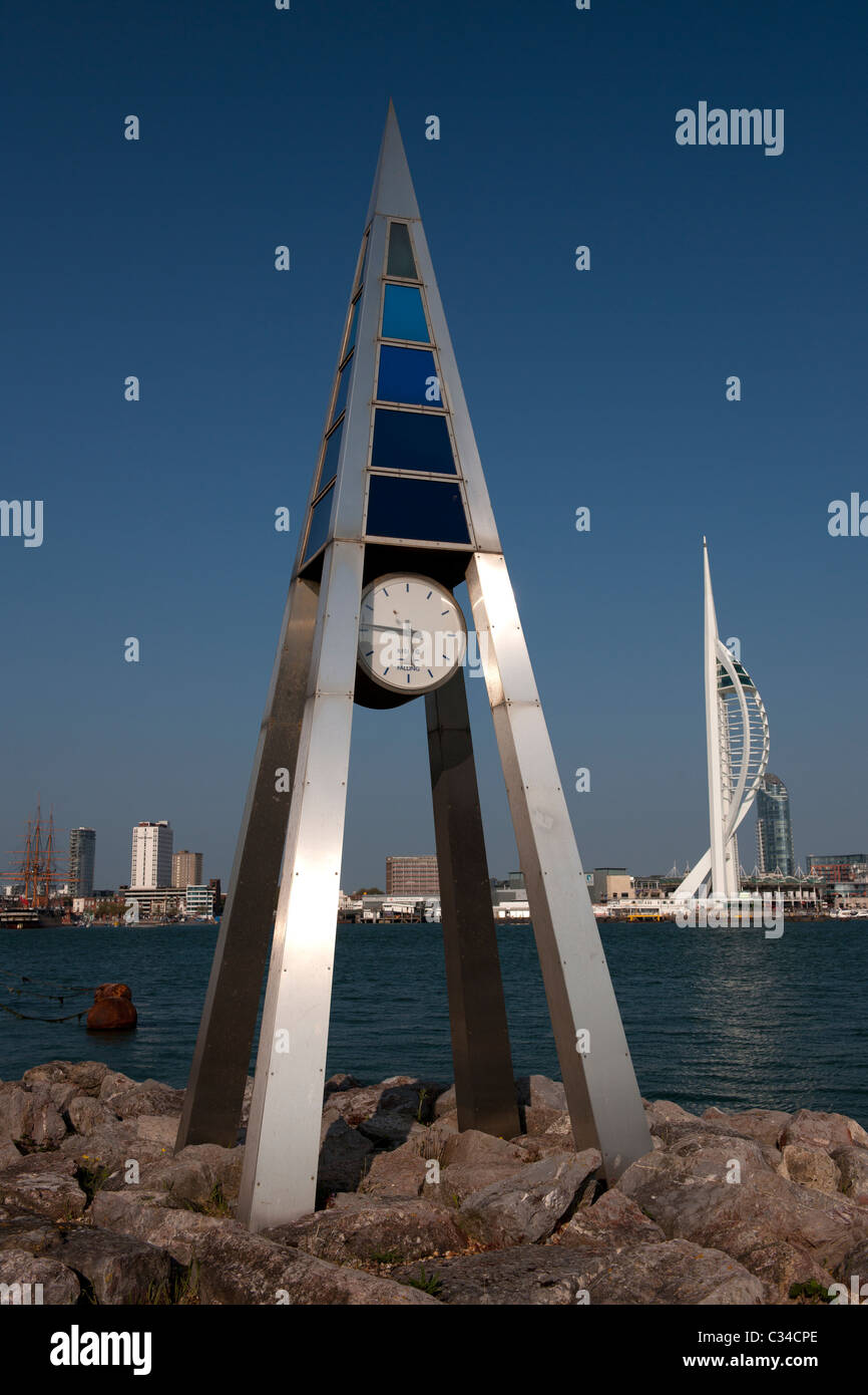 Millennium Maritime Clock, Portsmouth Harbour, Gosport, Hampshire ...