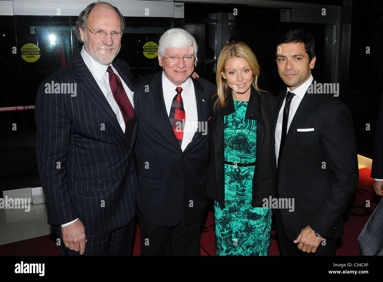 Governor of New Jersey Jon Corzine, Joseph Ripa, Kelly Ripa, Mark ...