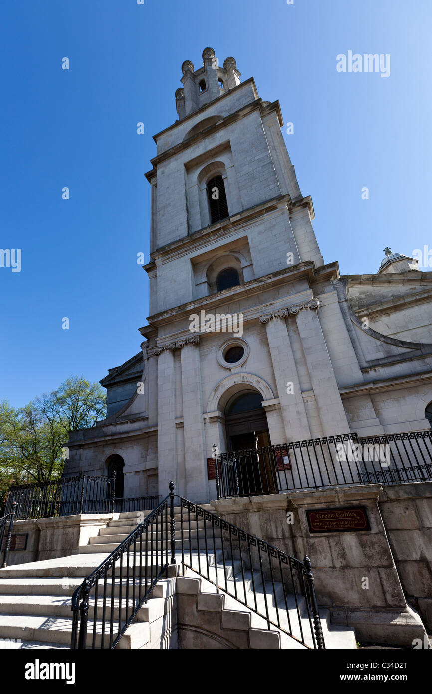 St George in the East Church, London, England, UK Stock Photo - Alamy