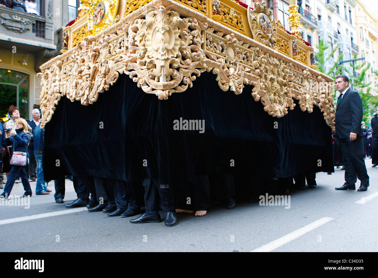 Semana Santa (Holy Week) in Granada Spain Stock Photo - Alamy