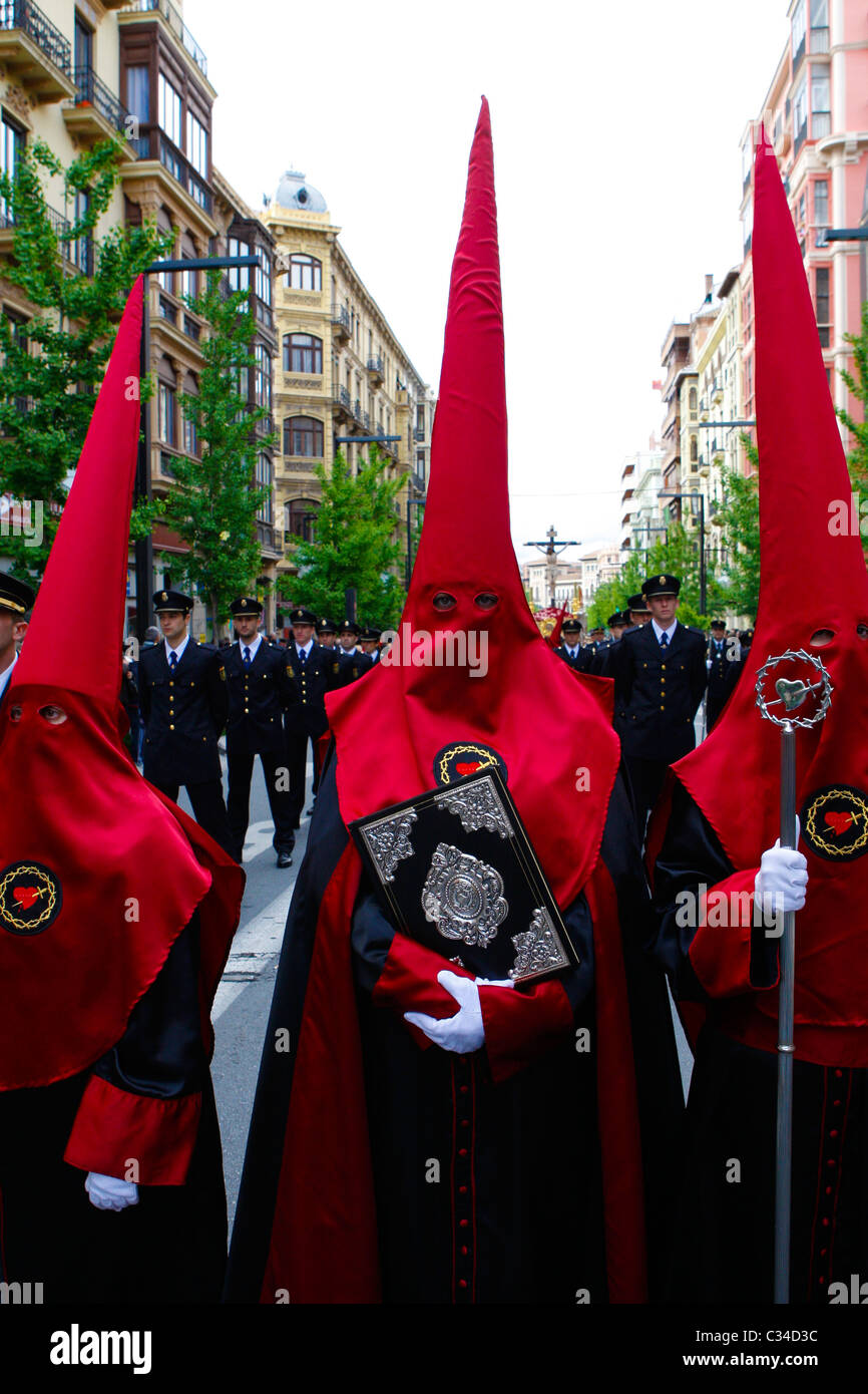Semana Santa (Holy Week) in Granada Spain Stock Photo - Alamy