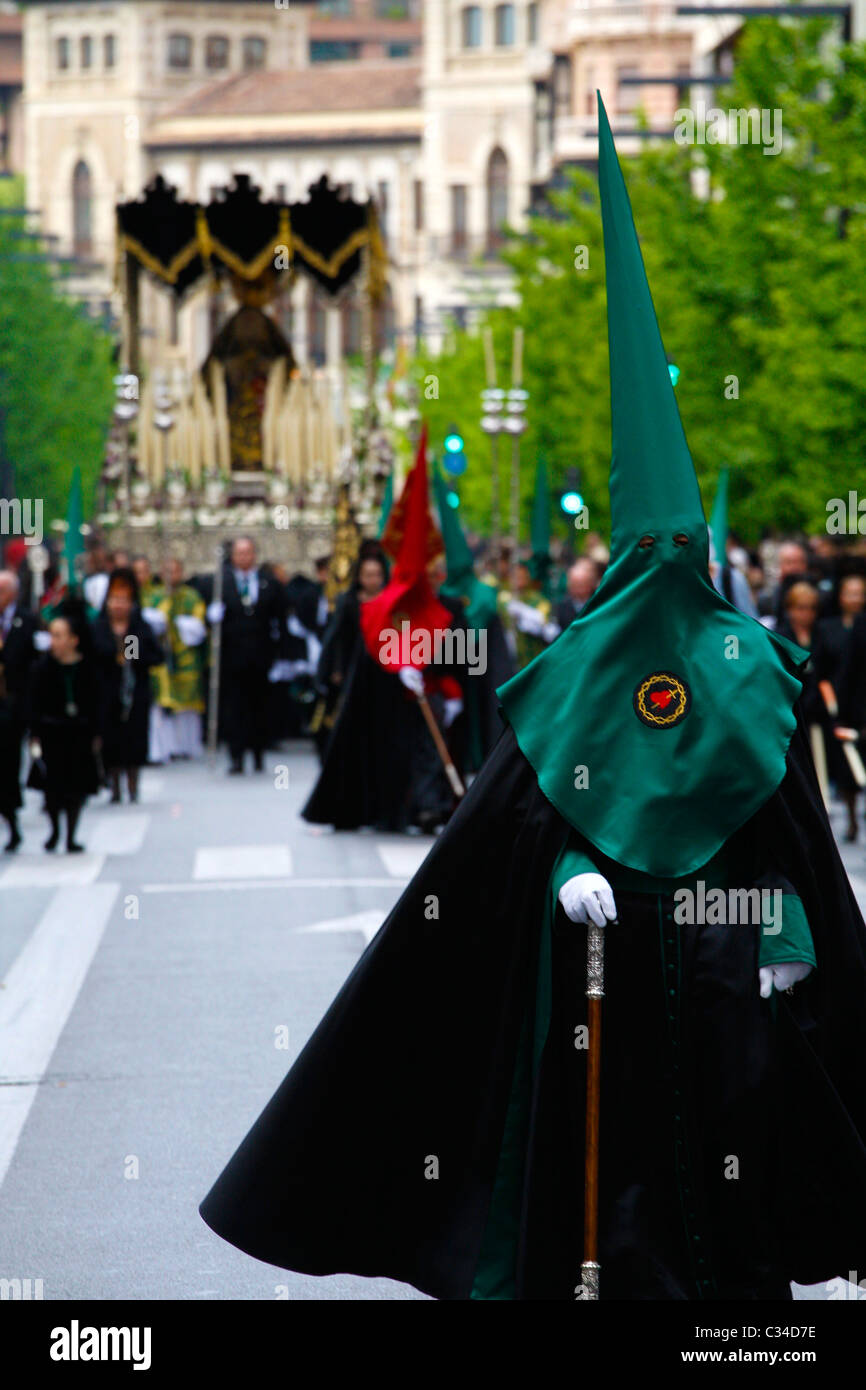 Semana Santa (Holy Week) in Granada Spain Stock Photo - Alamy