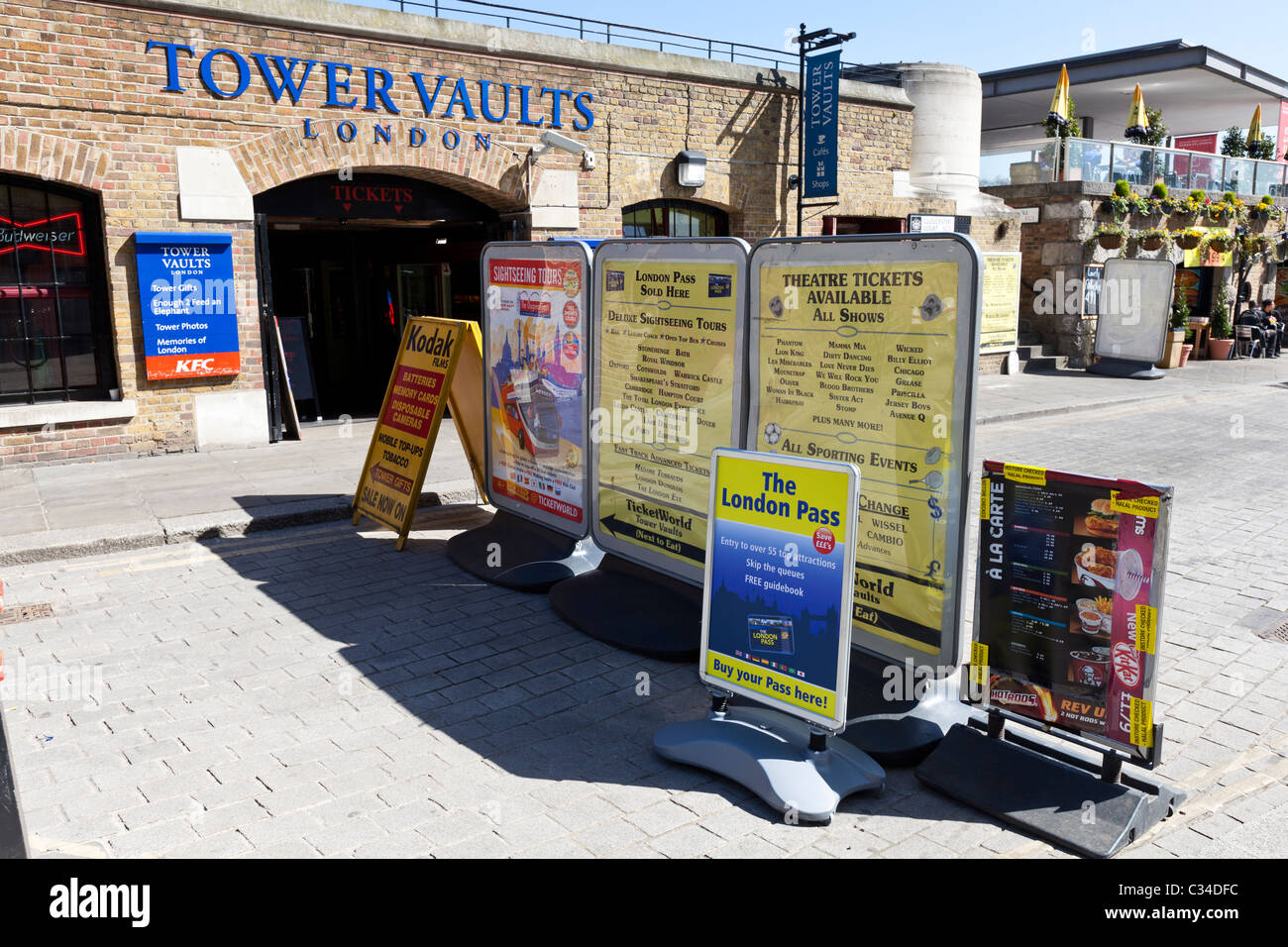 Tower Vaults, Tower Hill Terrace, London, England, UK Stock Photo - Alamy