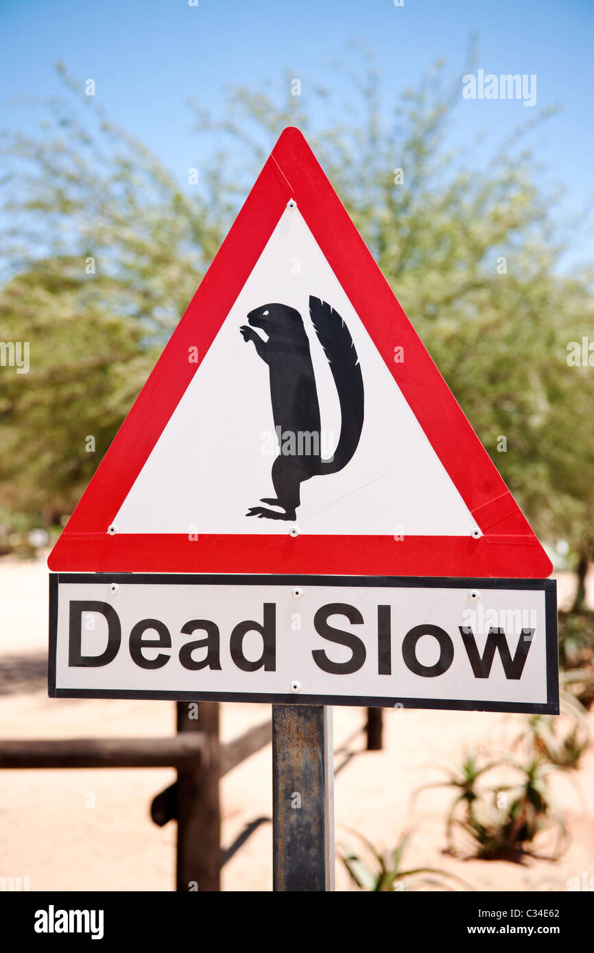 Road sign, Namibia, Africa Stock Photo - Alamy