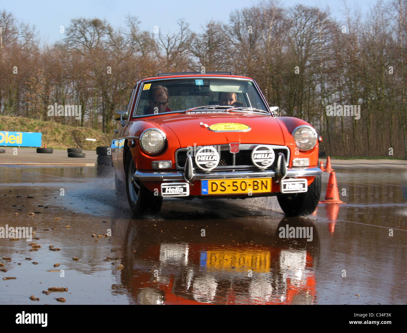 MGB GT at International Horneland Rally Netherlands Stock Photo - Alamy