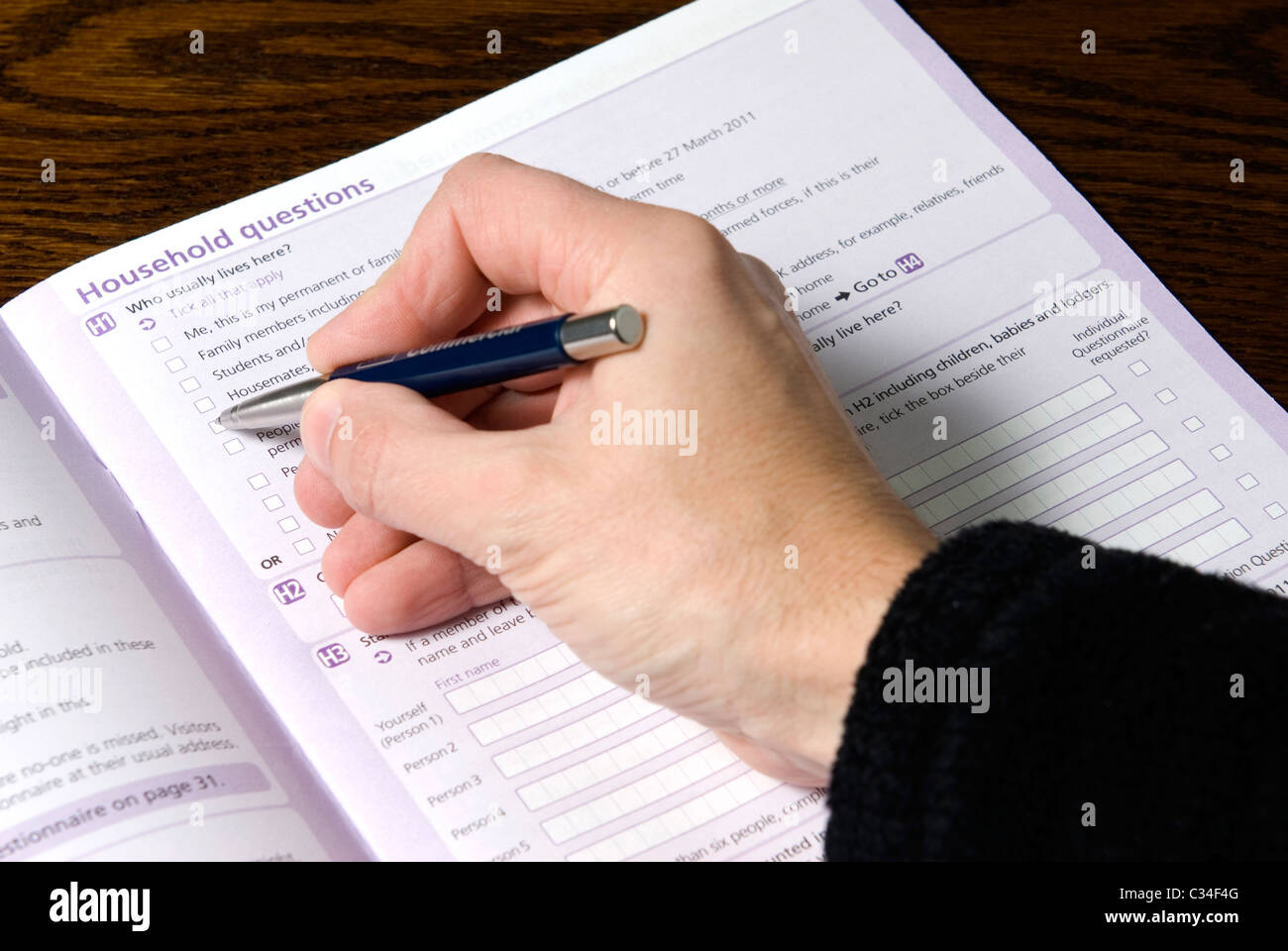 Household questionnaire hi-res stock photography and images - Alamy