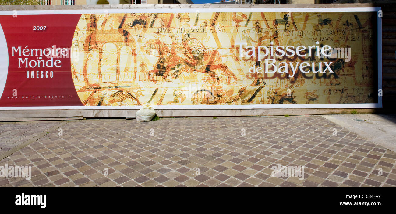 Bayeux Tapestry, Normandy, France Stock Photo - Alamy