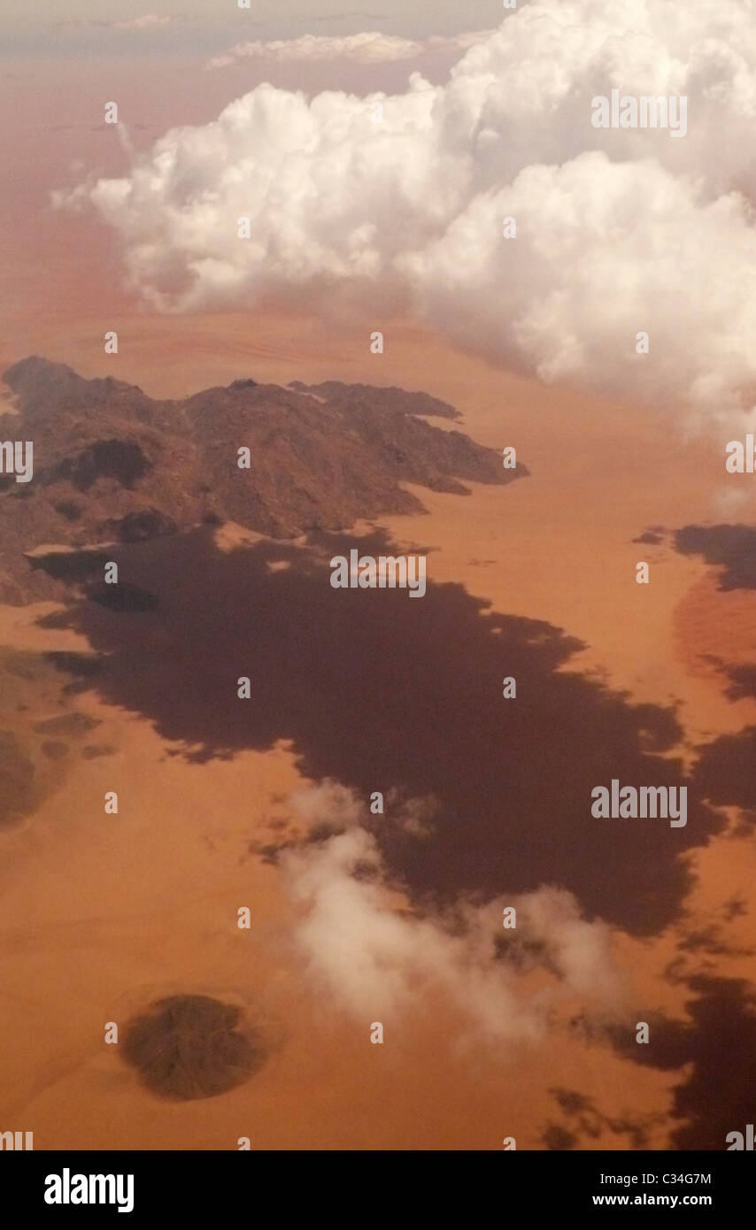 Namibia from the plane, Namibia, Africa Stock Photo - Alamy