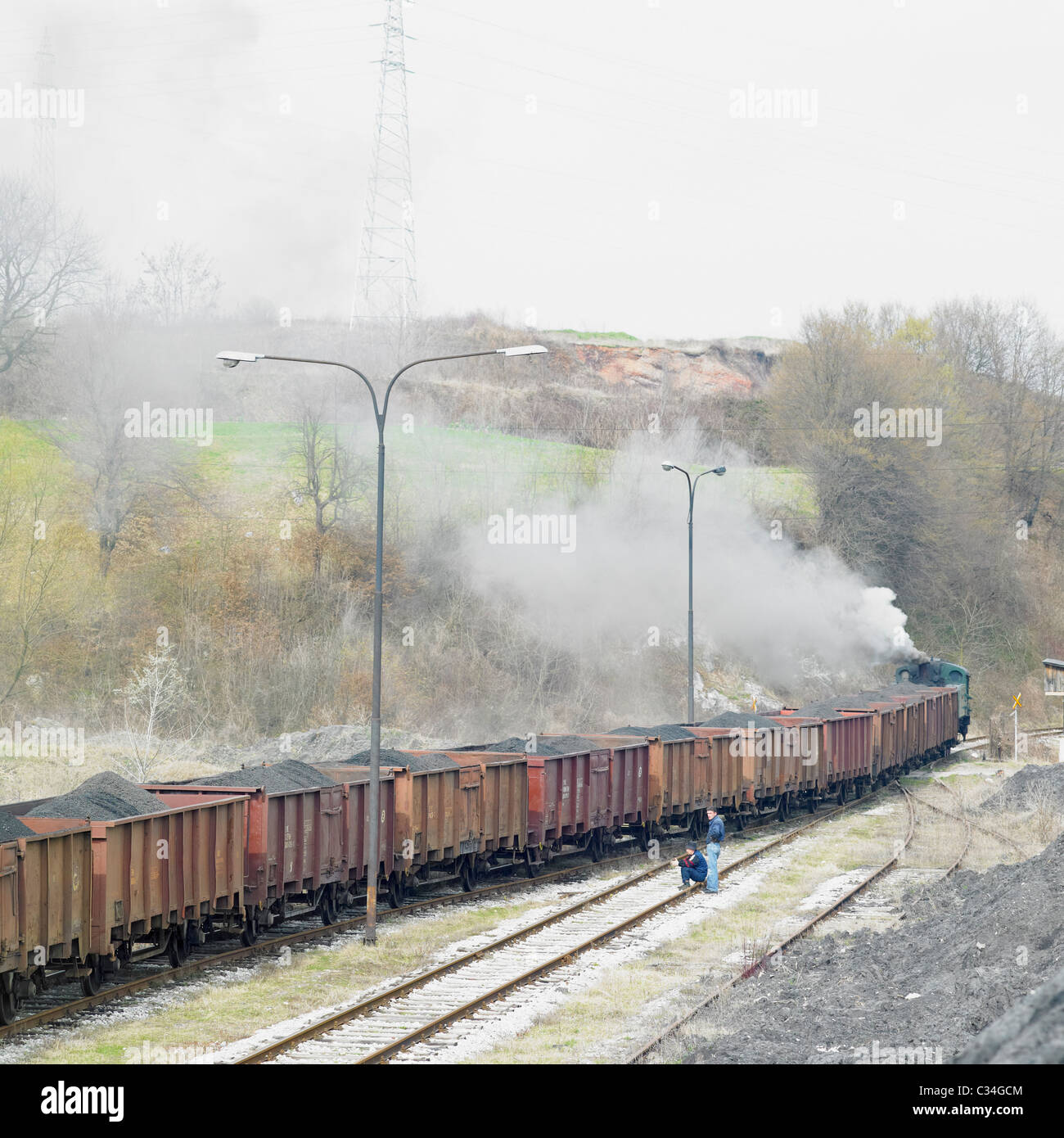 steam locomotive (62-111), Durdevik, Bosnia and Hercegovina Stock Photo ...