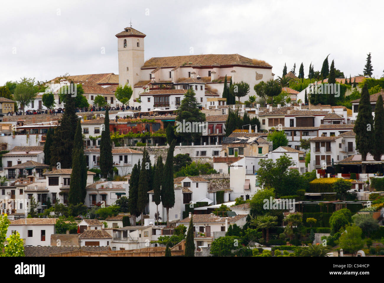 Albayzin is a Muslim quarter in Granada Spain Stock Photo - Alamy