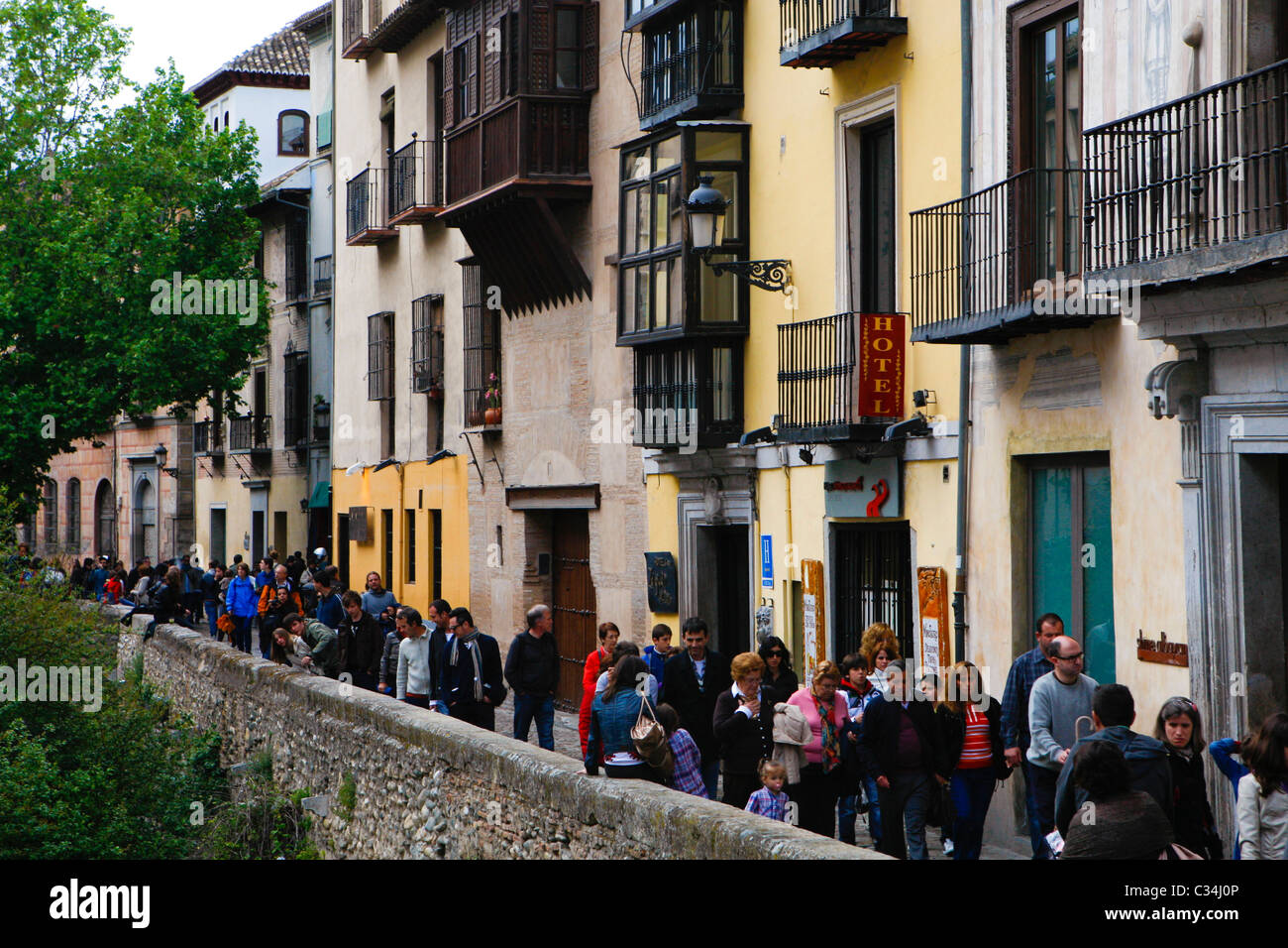 Muslim people walking spain hi-res stock photography and images - Alamy