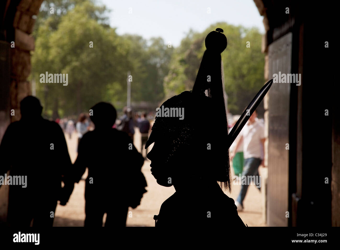 A Life Guard. The senior regiment of the British Army and one half of ...