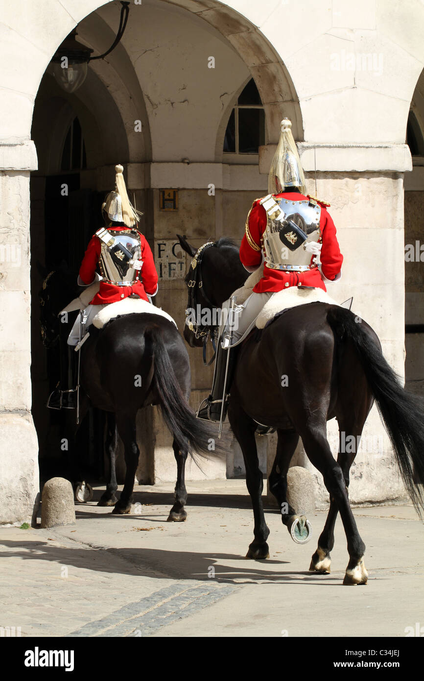 Royal Cavalry rehearsing for Royal Wedding in London UK Stock Photo - Alamy