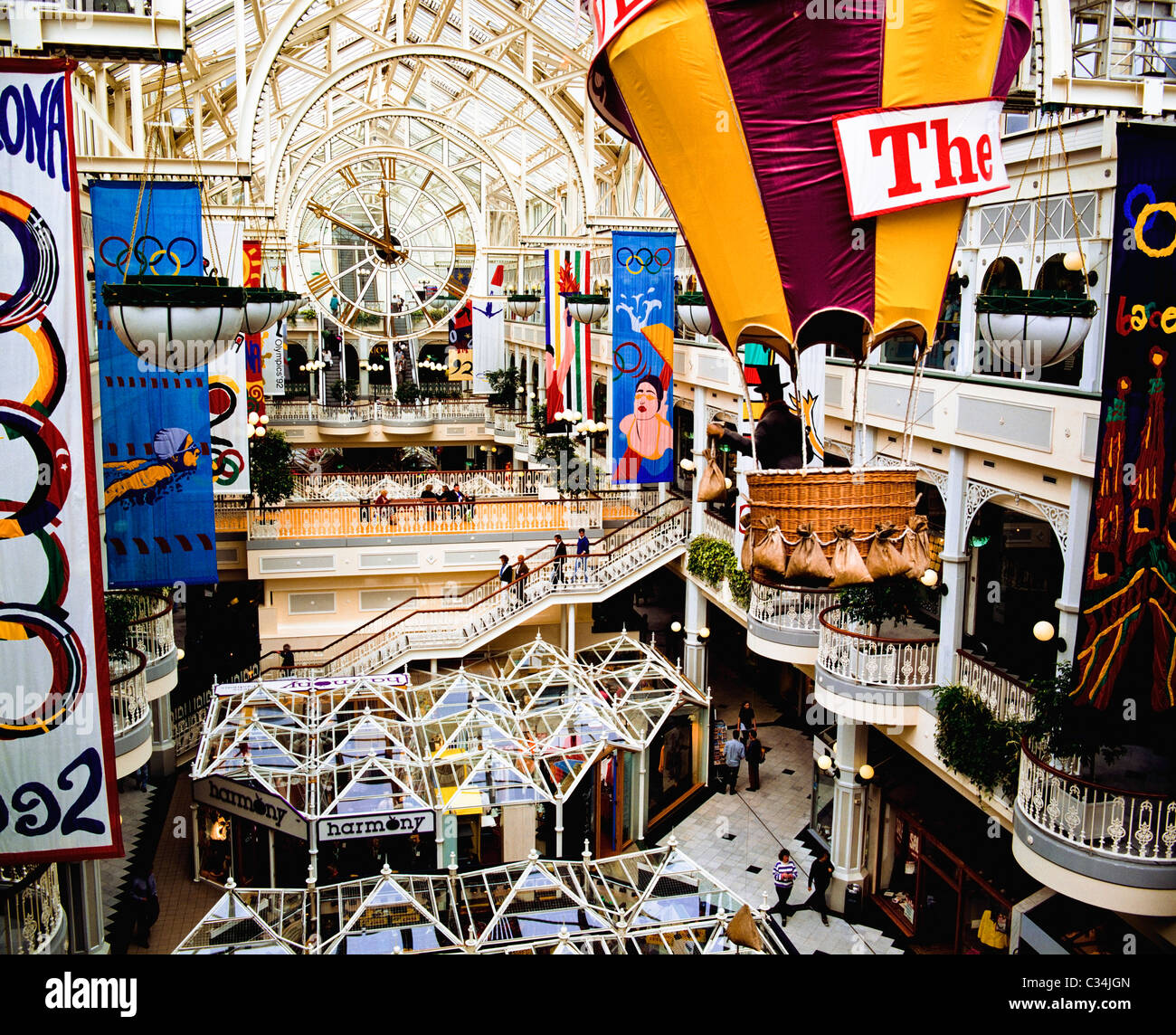 Dublin, Co Dublin, Ireland, St. Stephens Green Shopping Centre Stock ...