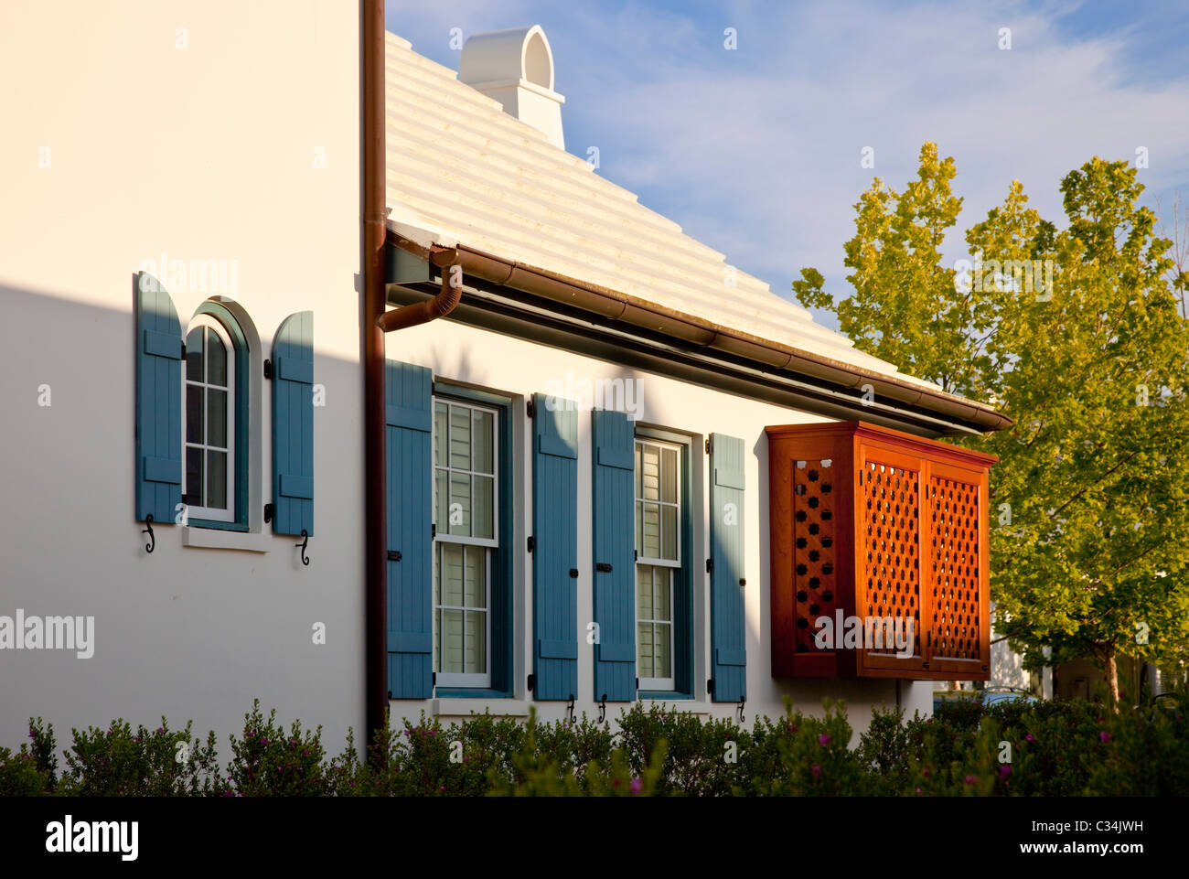 Luxury homes and condos in Alys Beach Florida, USA Stock Photo - Alamy