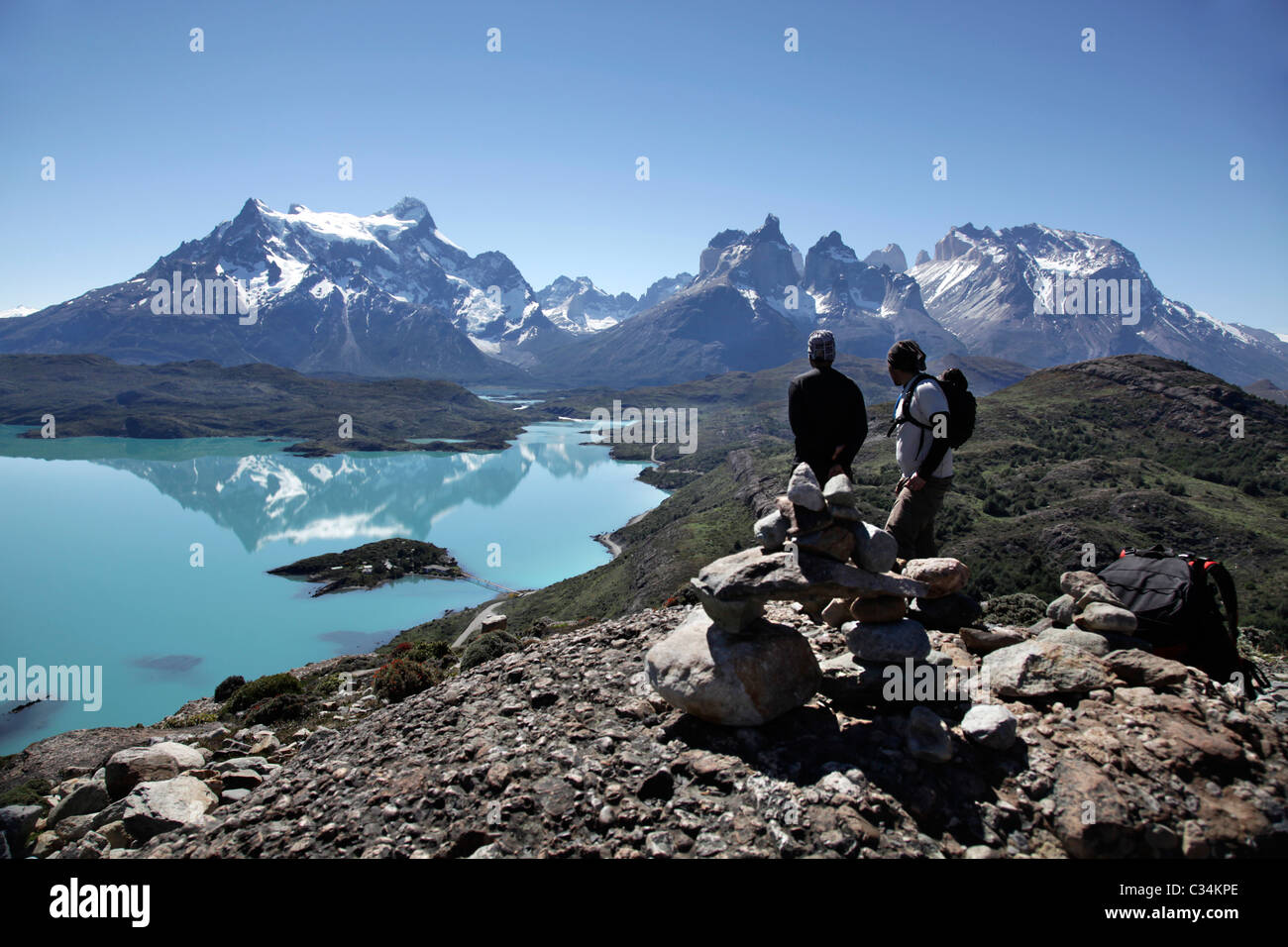 Views in Torres del Paine, Patagonia, Chile, South America Stock Photo ...