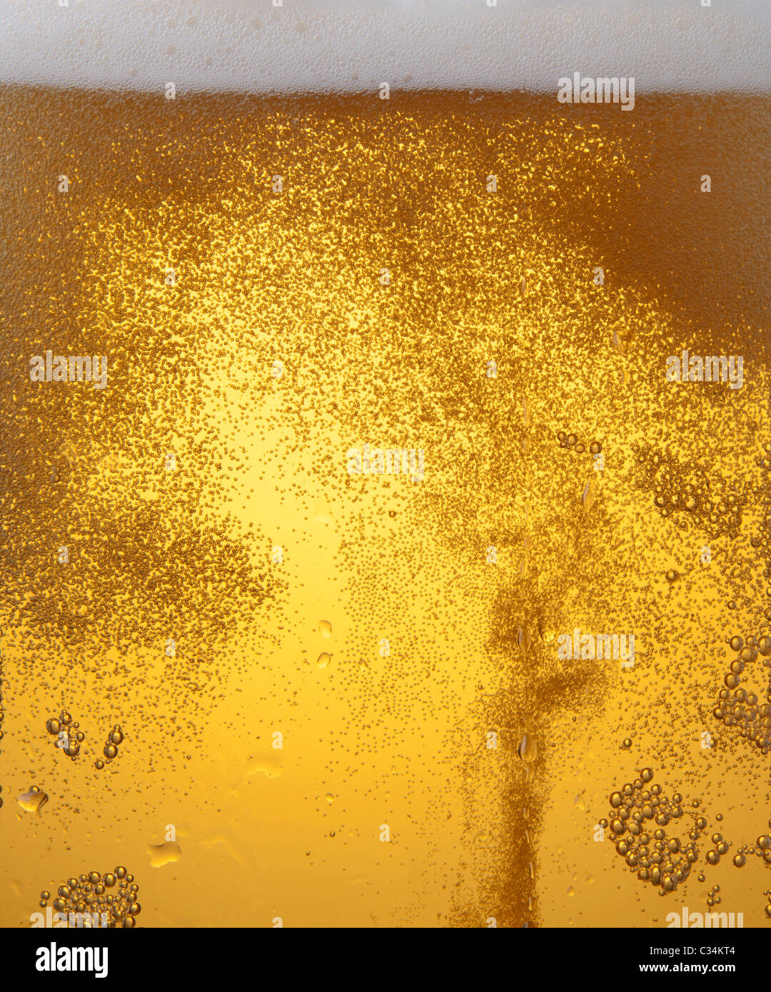 Light beer in glass texture Stock Photo - Alamy