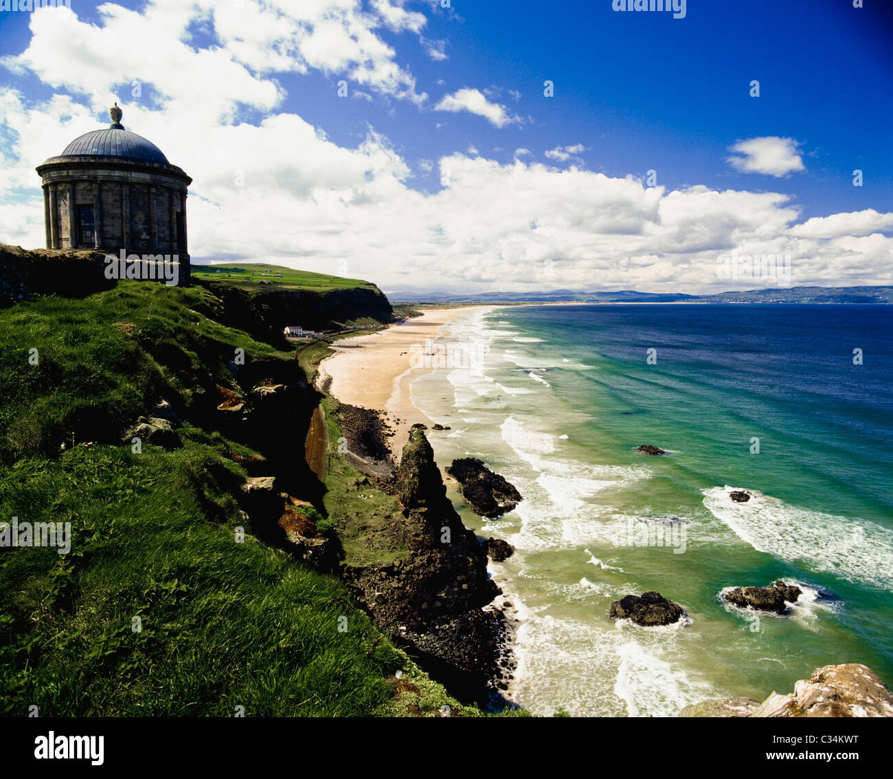 Downhill, Co Londonderry, Northern Ireland, Mussenden Temple Stock ...