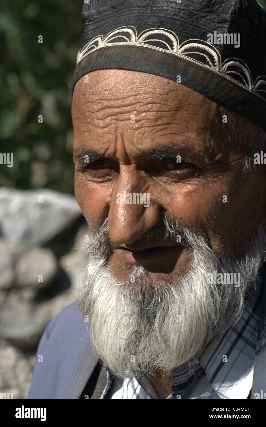 Old-fellow from Anzob village Tajikistan Stock Photo - Alamy
