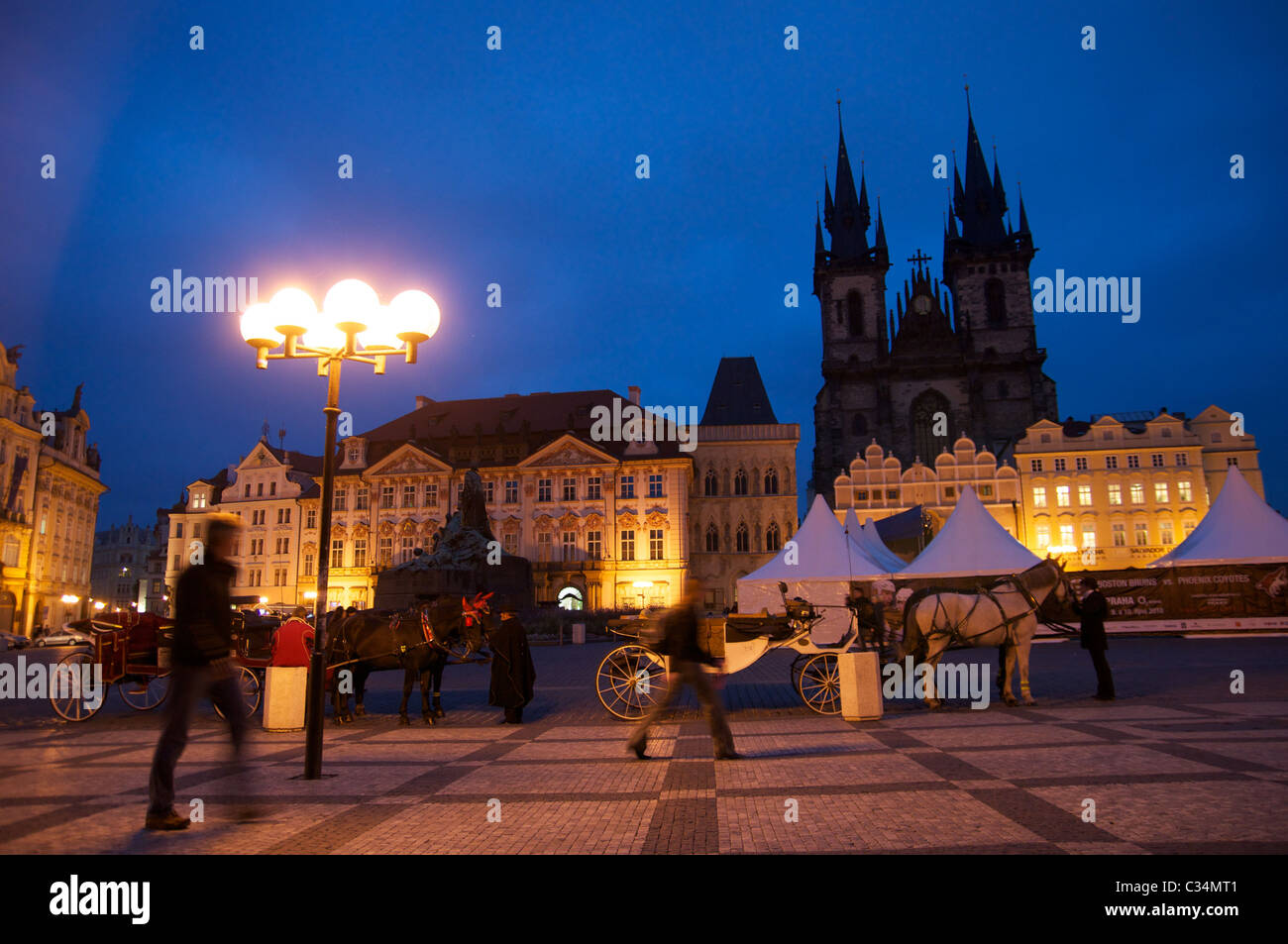 Old square in Prague Stock Photo - Alamy