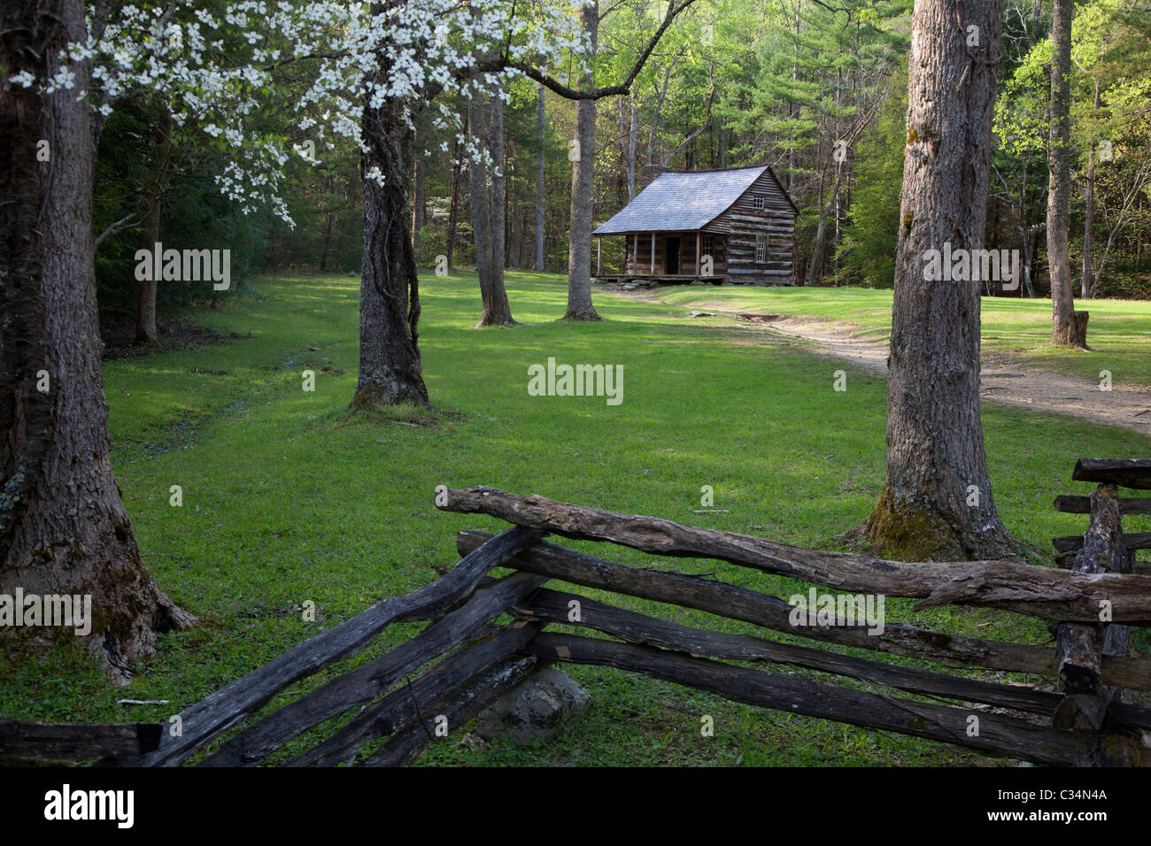 Great Smoky Mountains National Park, Tennessee - Carter Shields cabin ...