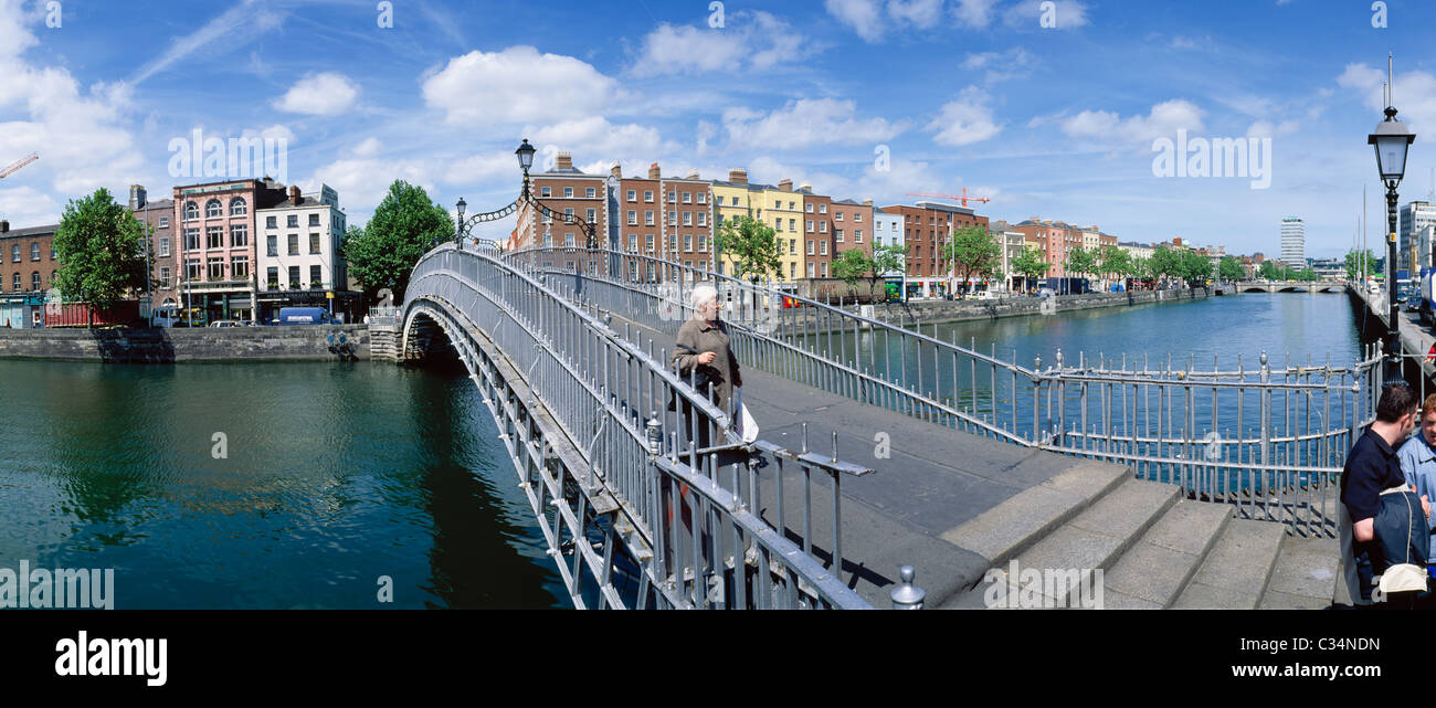 Dublin bridge path hi-res stock photography and images - Alamy