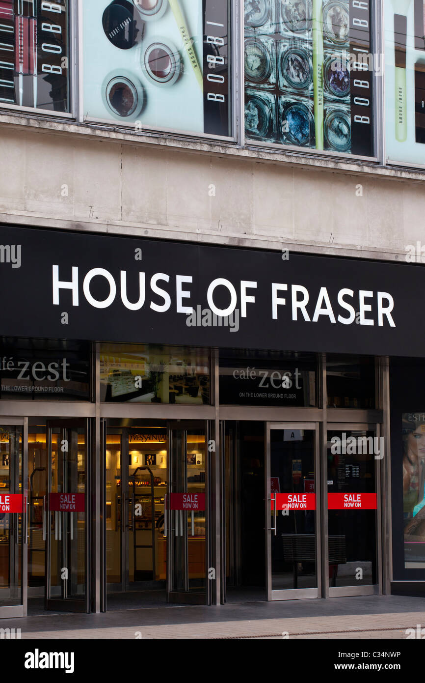 A House of Fraser Store Sign Stock Photo - Alamy