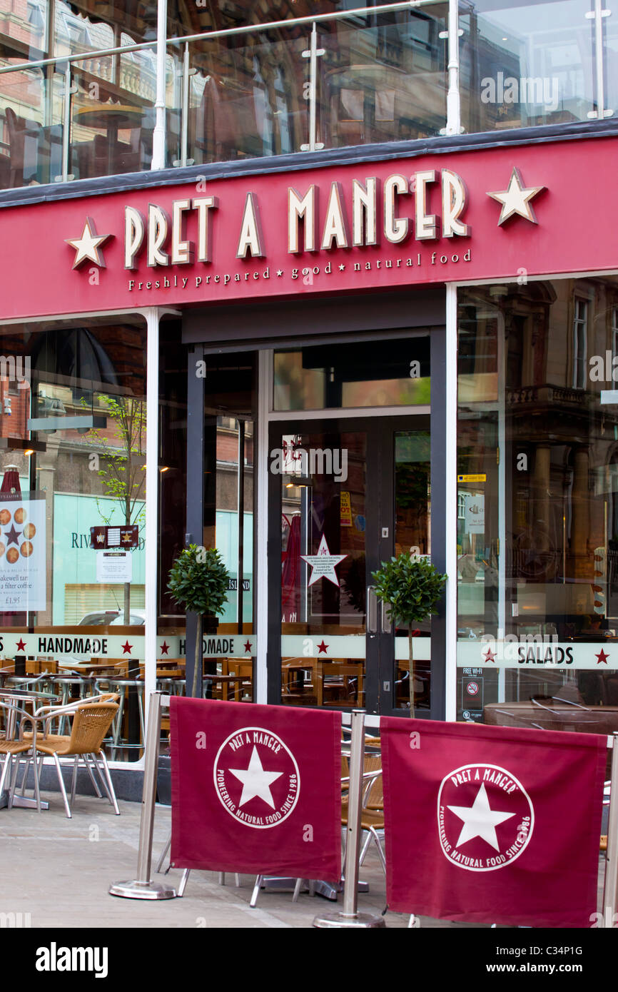 A Pret-a-Manger Restaurant Entrance Stock Photo - Alamy
