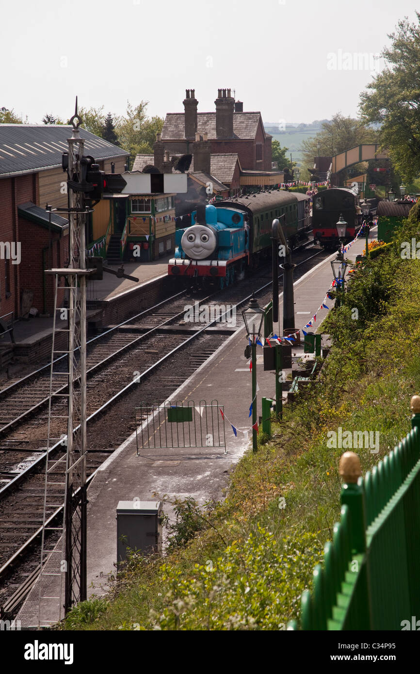 Thomas the tank engine on the watercress line , Hampshire, England ...