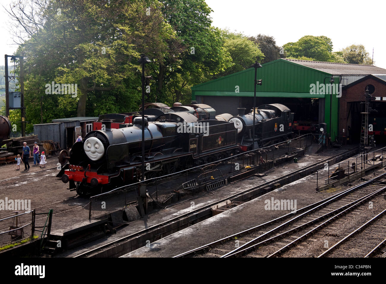 Day out with Thomas event on the watercress line , Hampshire, England ...