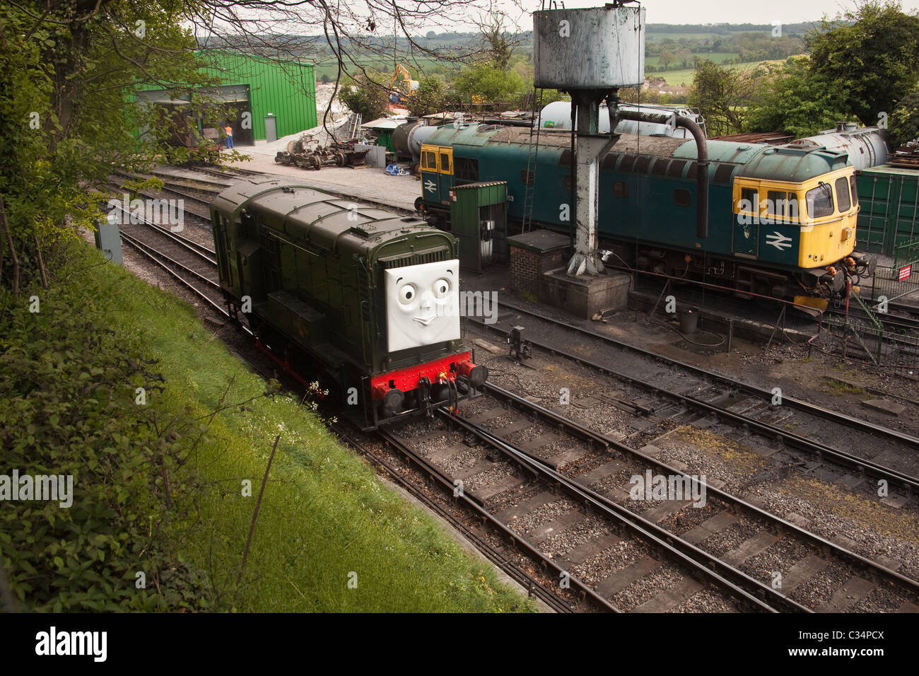Daisy The diesel engine on the watercress line , Hampshire, England ...