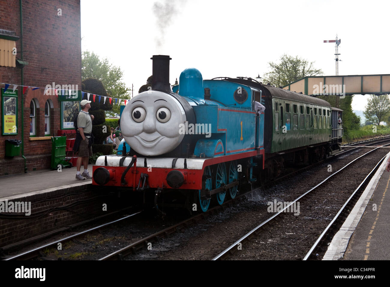 "Day Out with Thomas" at Ropley Station on the Watercress line, Mid ...