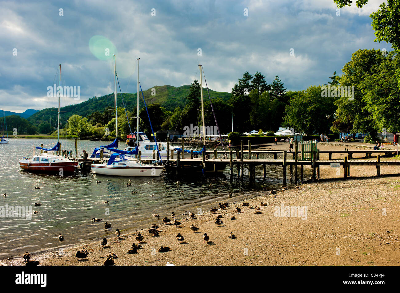 Waterhead, Windermere, Cumbria Stock Photo - Alamy
