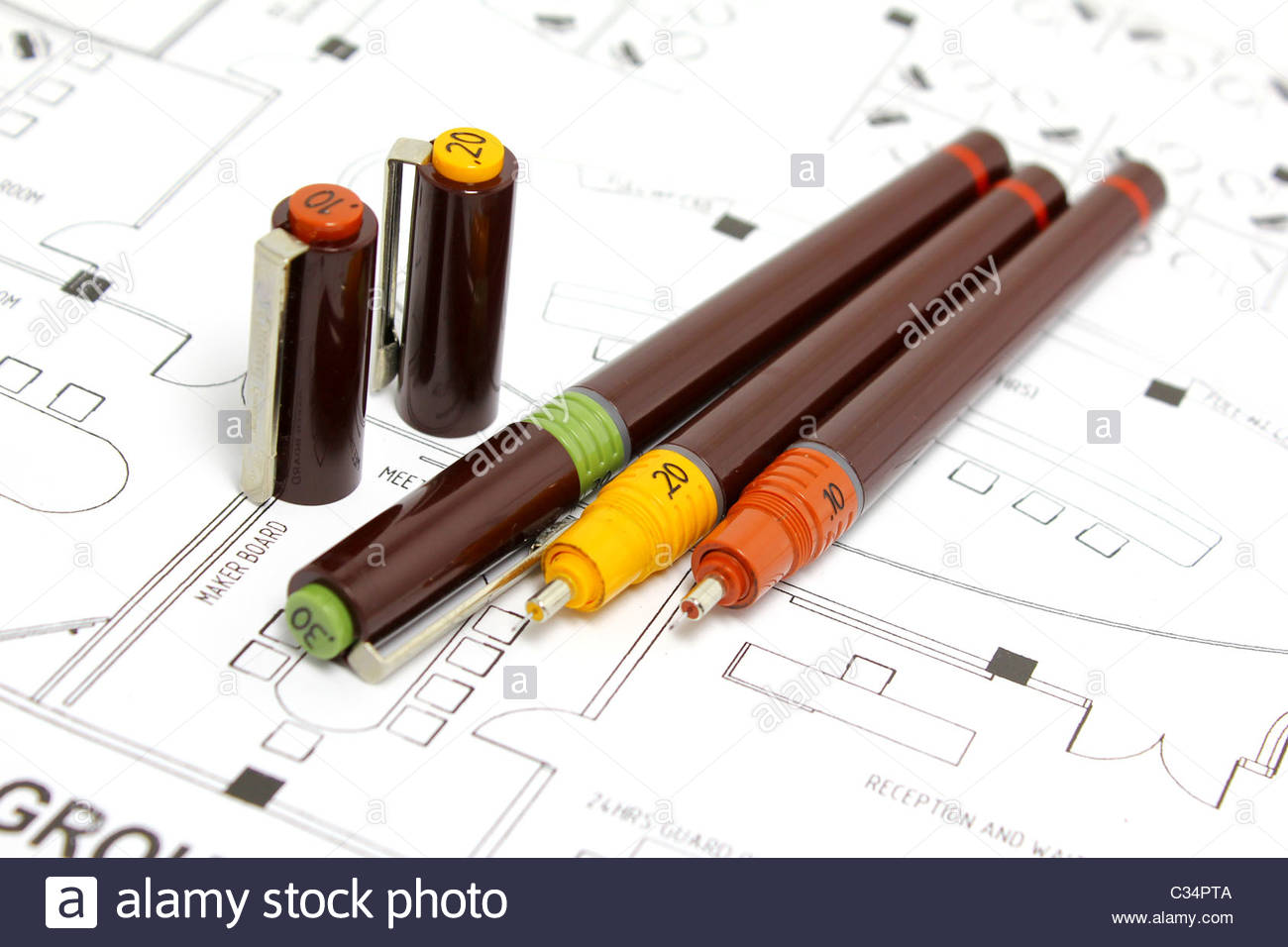 Technical Drawing Tools Stock Photos & Technical Drawing Tools Stock ...