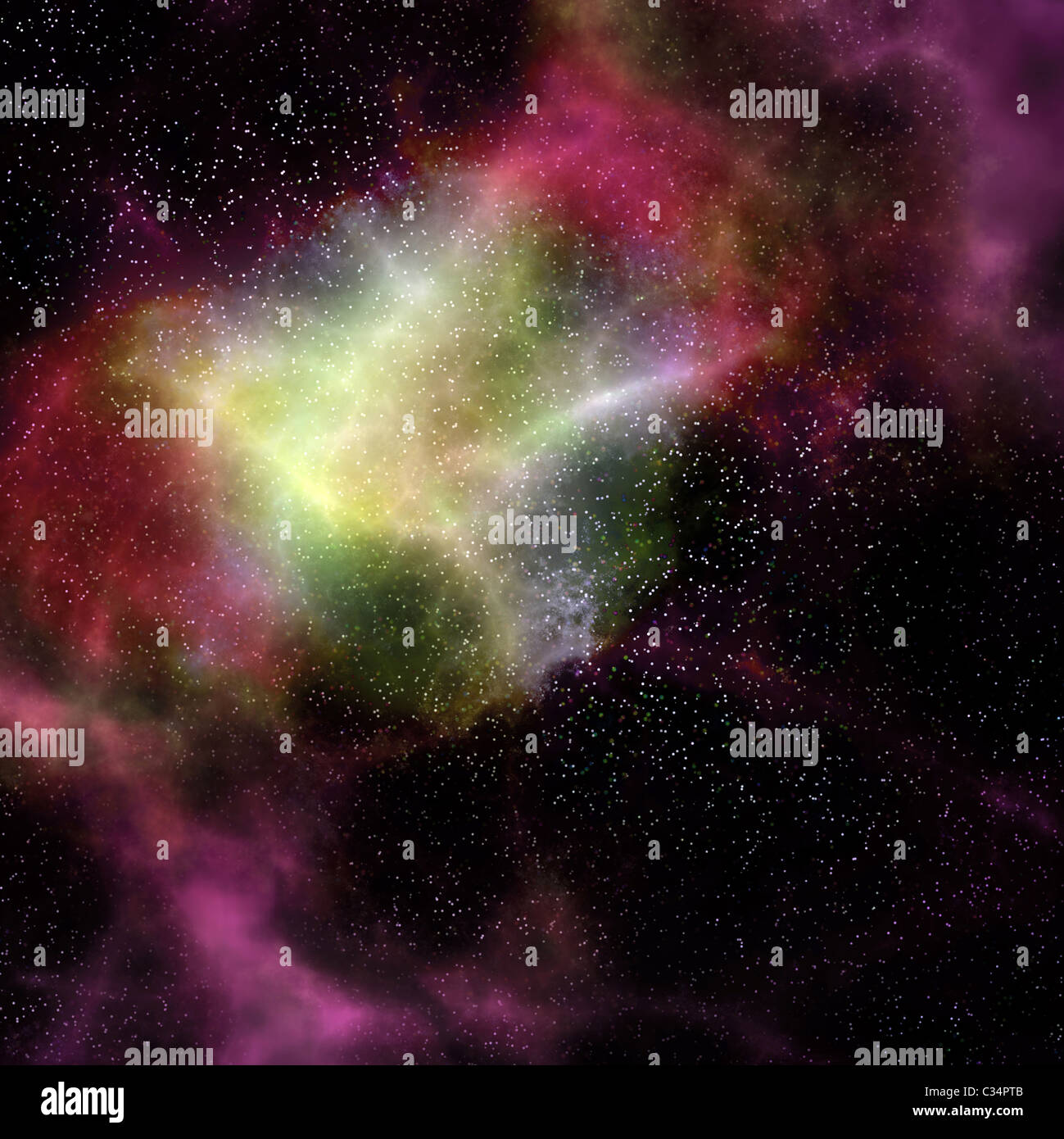 deep outer space gas cloud nebula galaxy and stars Stock Photo - Alamy