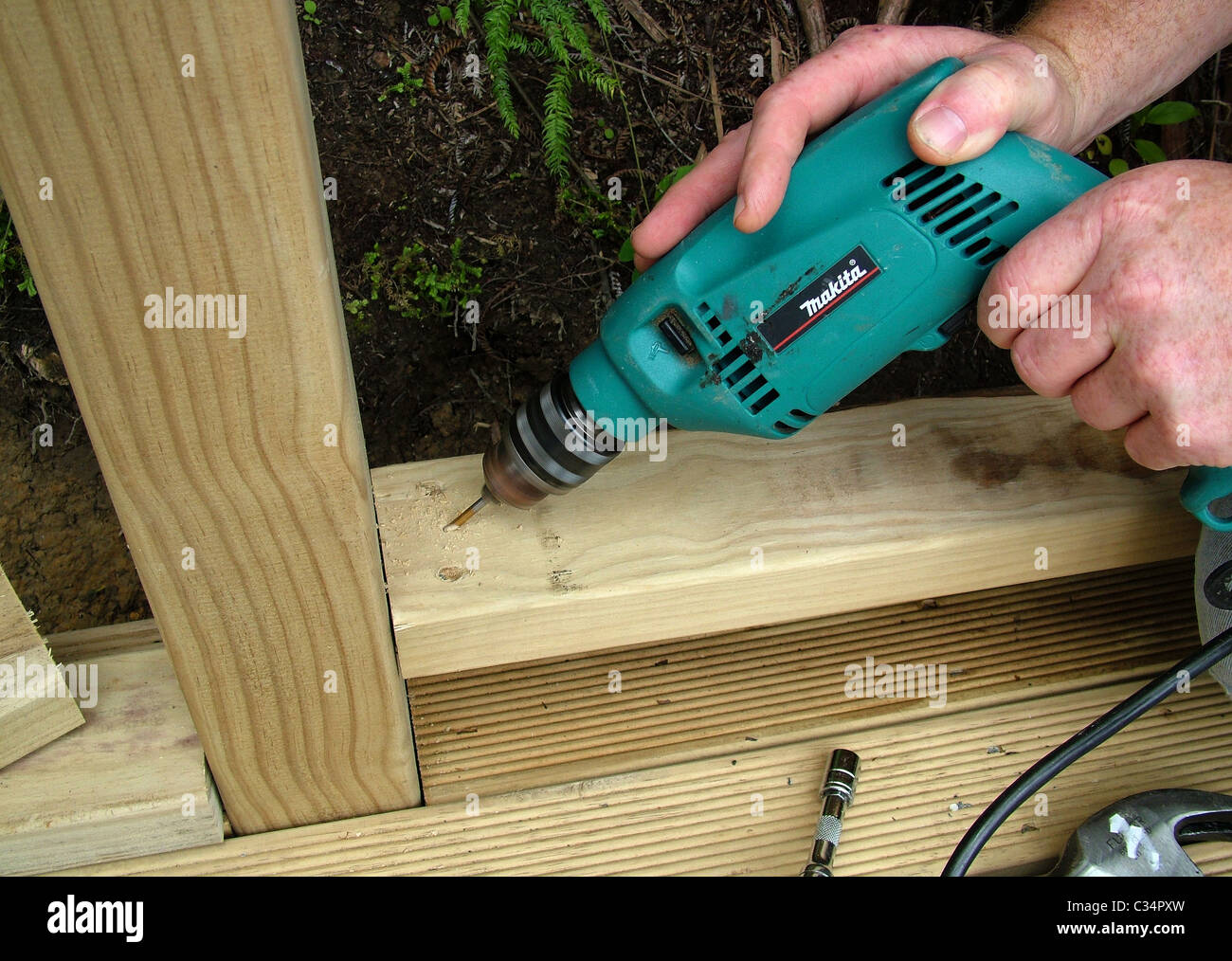How to build a deck hi-res stock photography and images - Alamy
